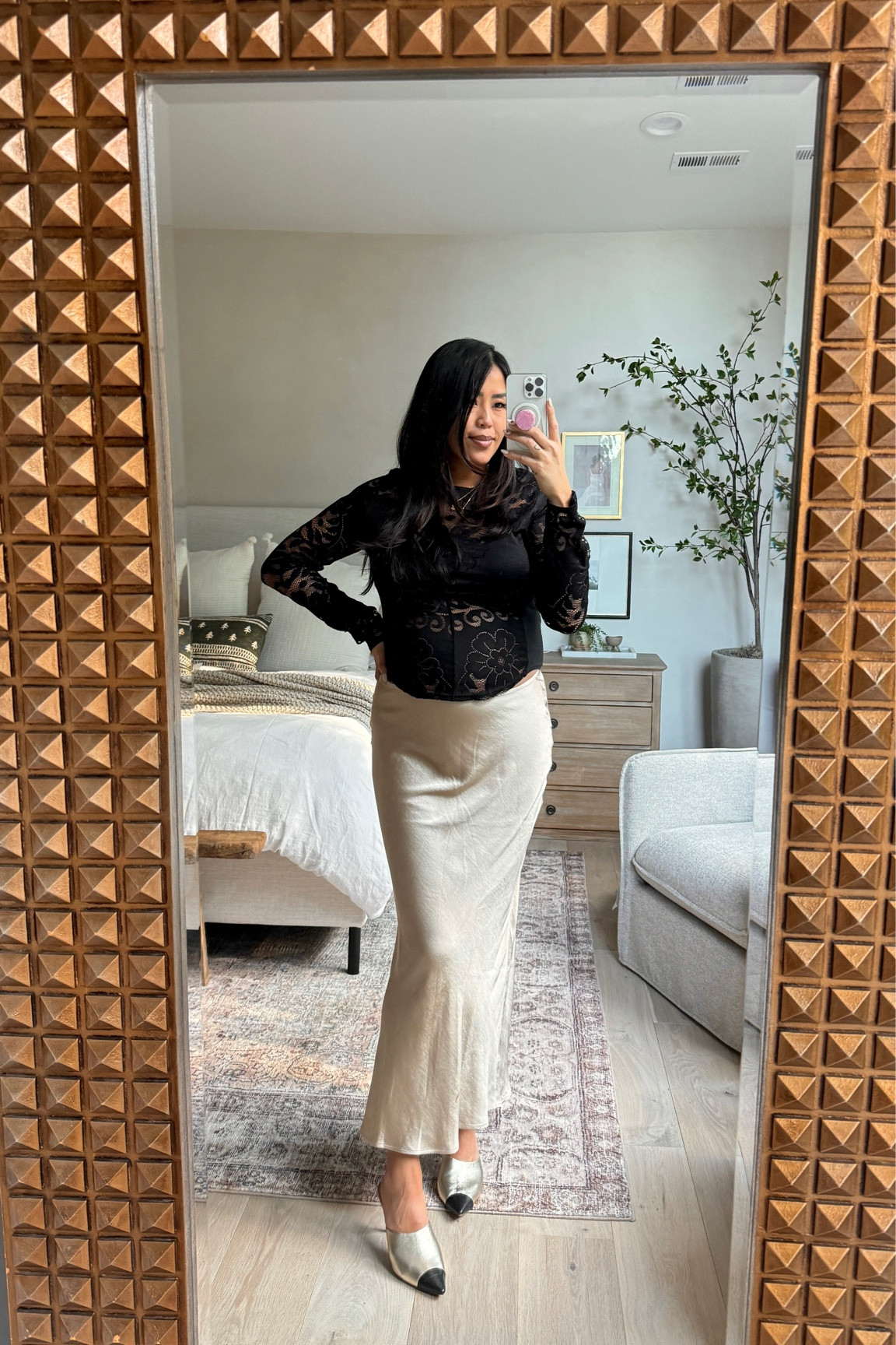 Mango Wood Rectangular Pedestal curated on LTK