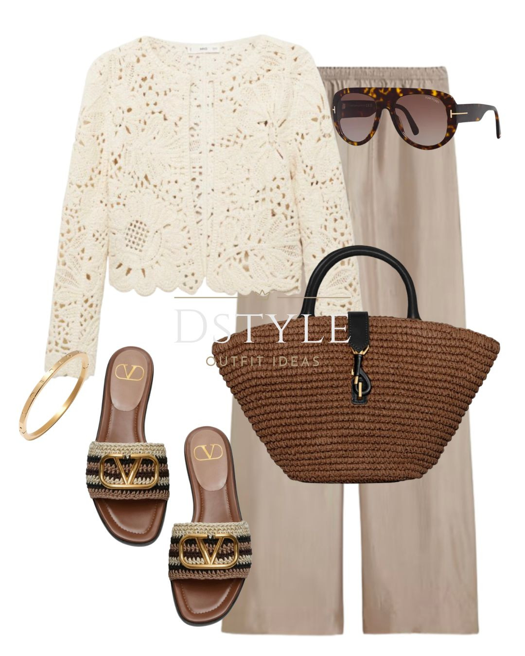 Openwork knitted jacket - Women curated on LTK