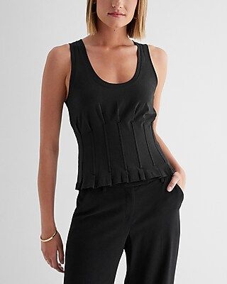 Scoop Neck Corset Tank curated on LTK