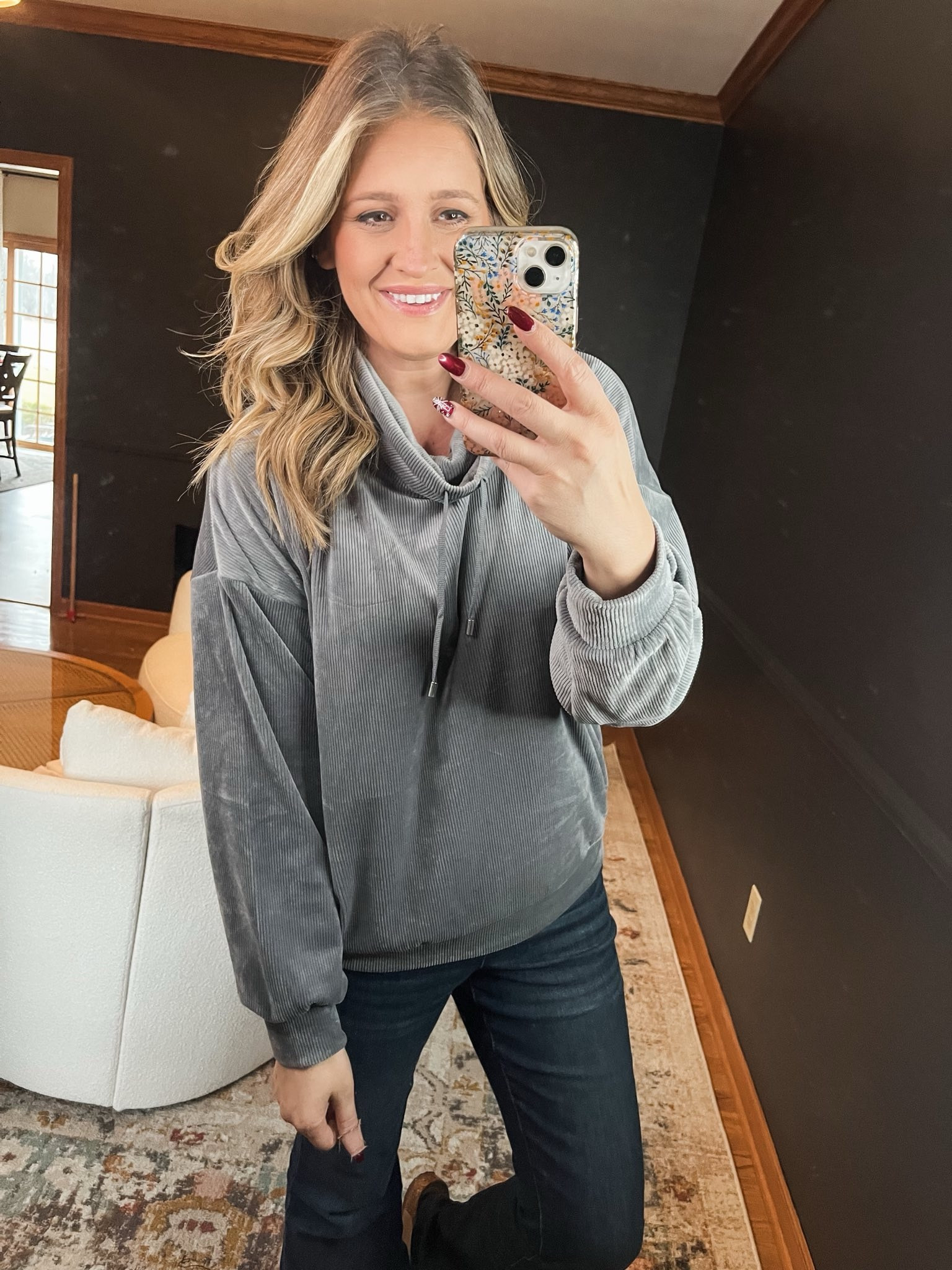 Time and Tru Women's Rib Funnel Top curated on LTK