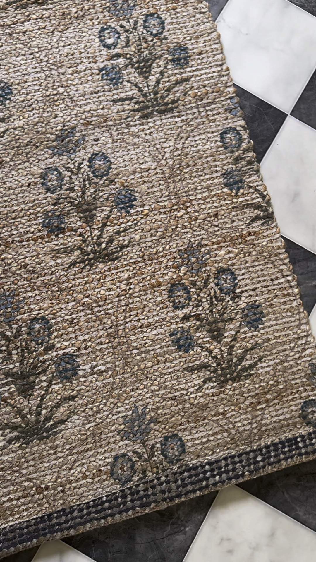 Gianna Jute Floral Rug curated on LTK