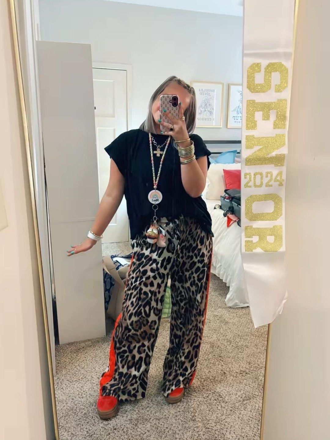 Women's Leopard Stitching Splicing … curated on LTK