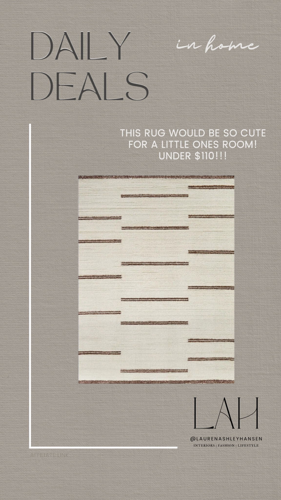 Coterie Striped Rug curated on LTK