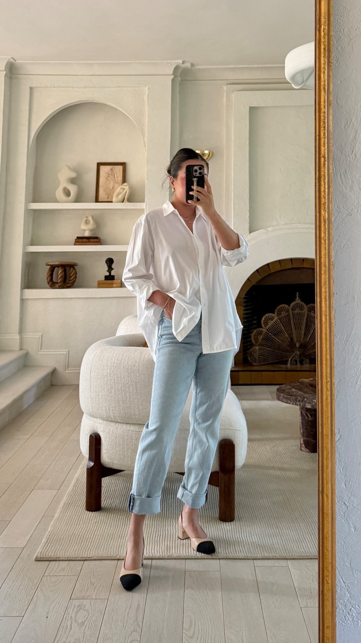 SPANX® Poplin Oversized Button-Down curated on LTK