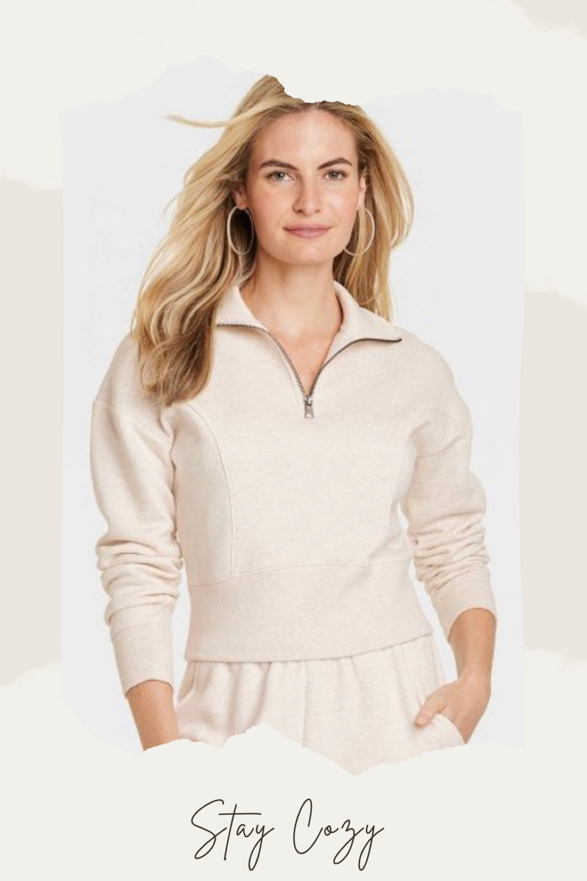 Women's Cropped Quarter Zip … curated on LTK