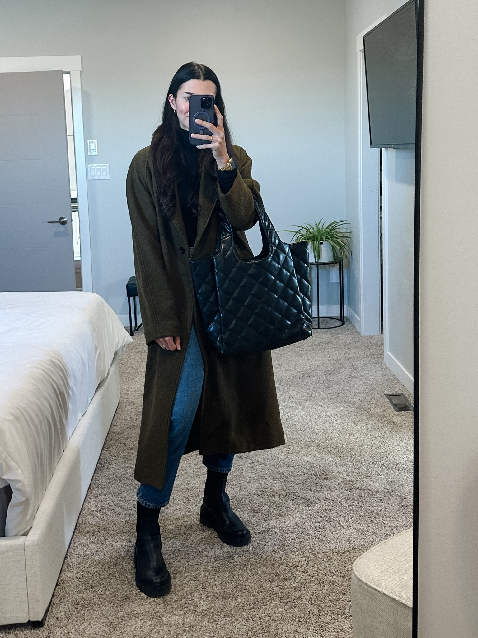 Emory Long Coat in Juniper Green curated on LTK