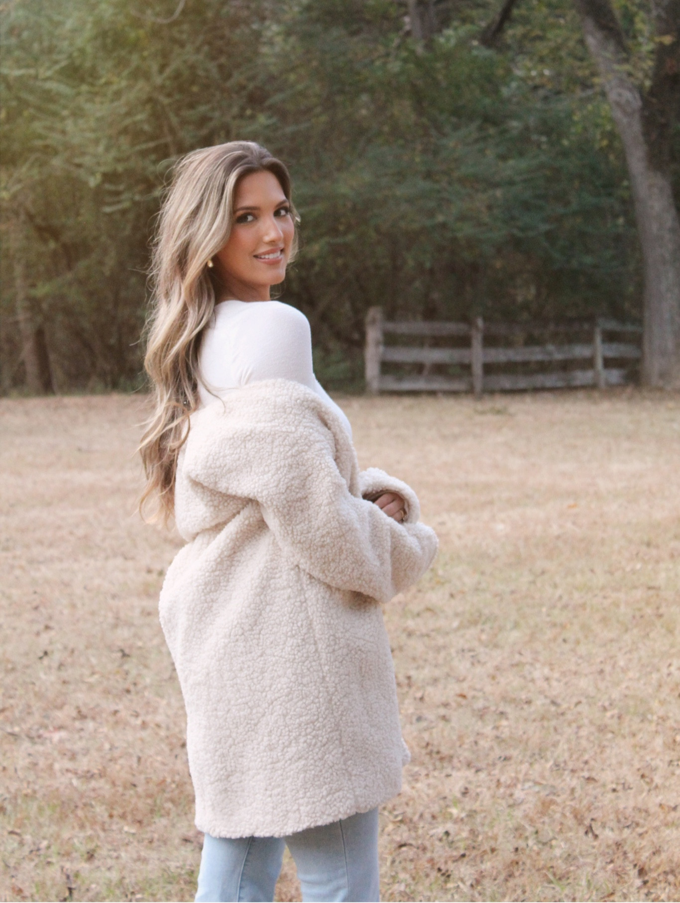 Leah Teddy Coat Beige curated on LTK