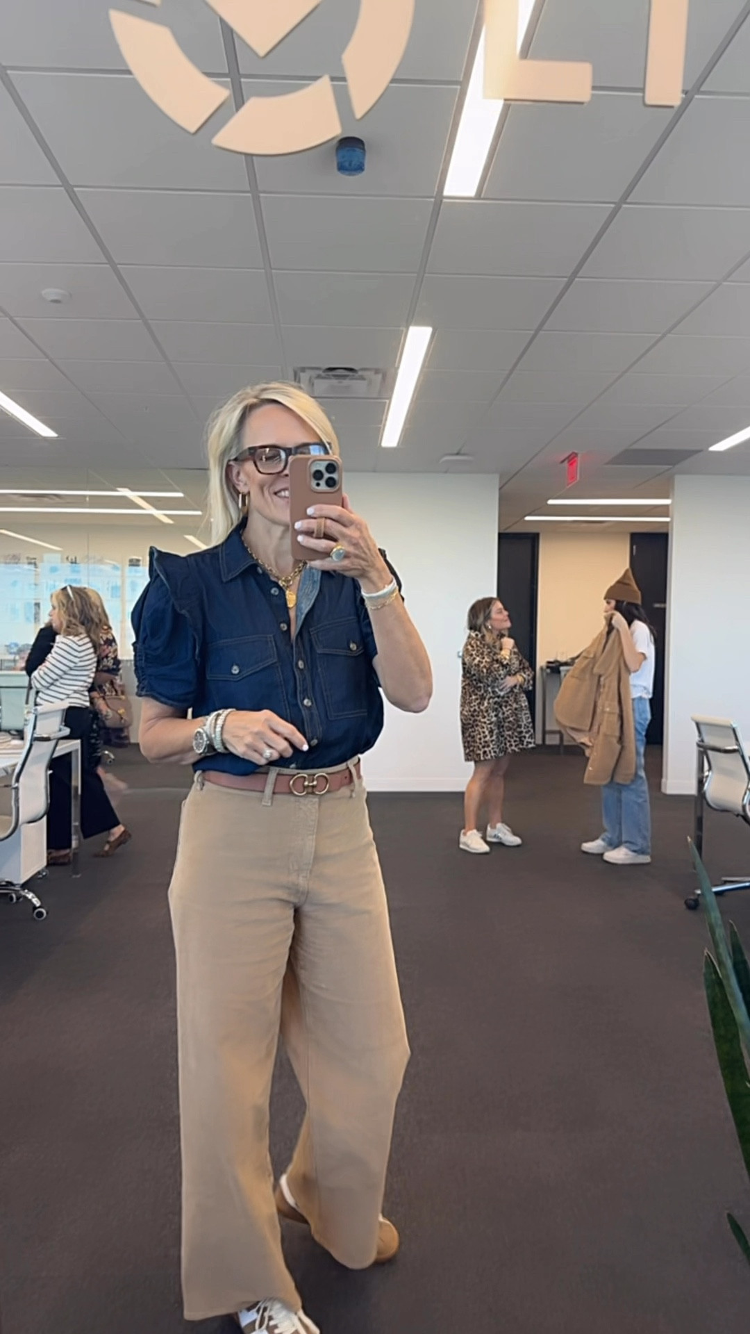 Pilcro Ruffle-Sleeve Denim … curated on LTK