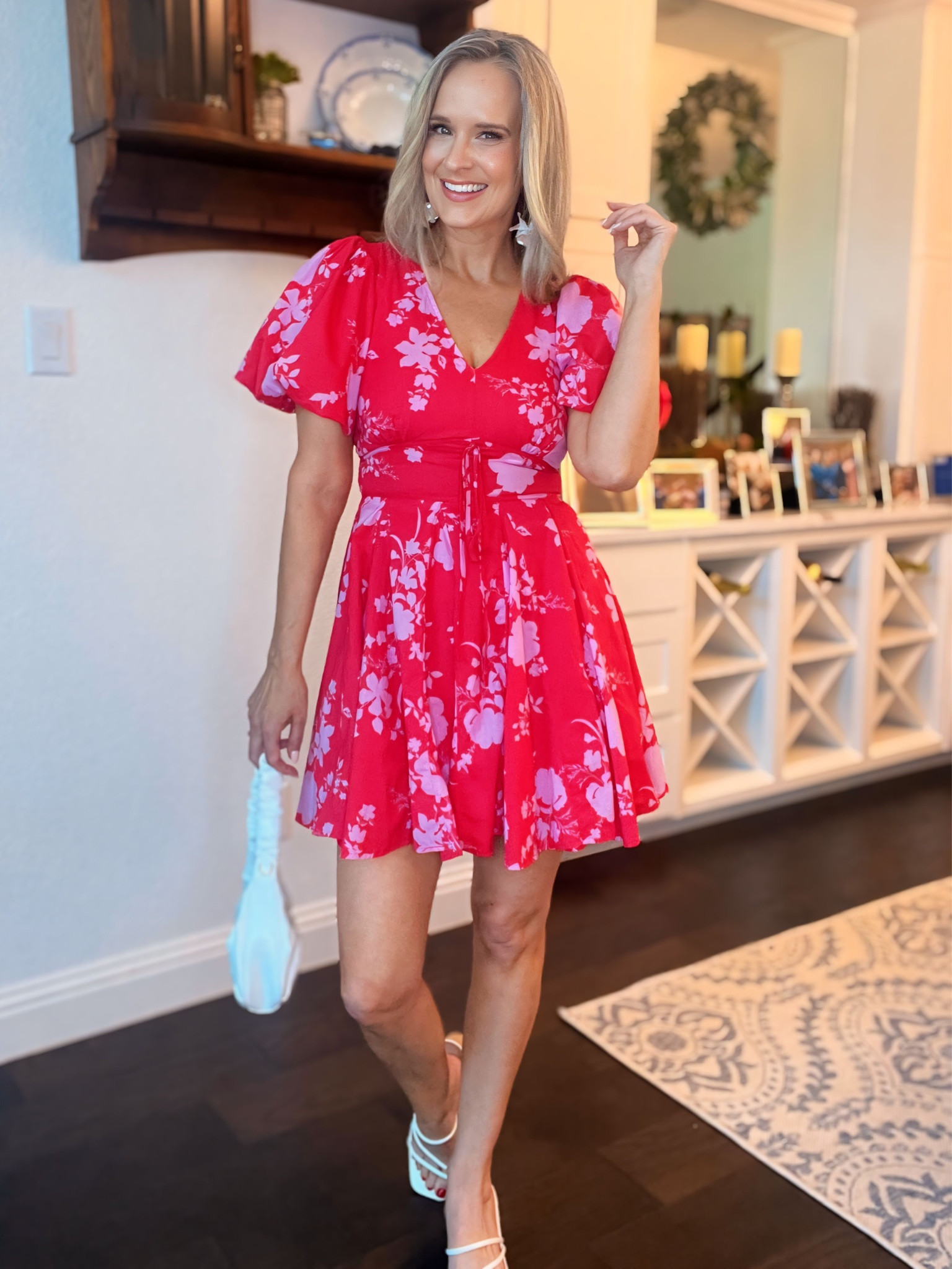 Rosie Puff Sleeve Printed Mini … curated on LTK