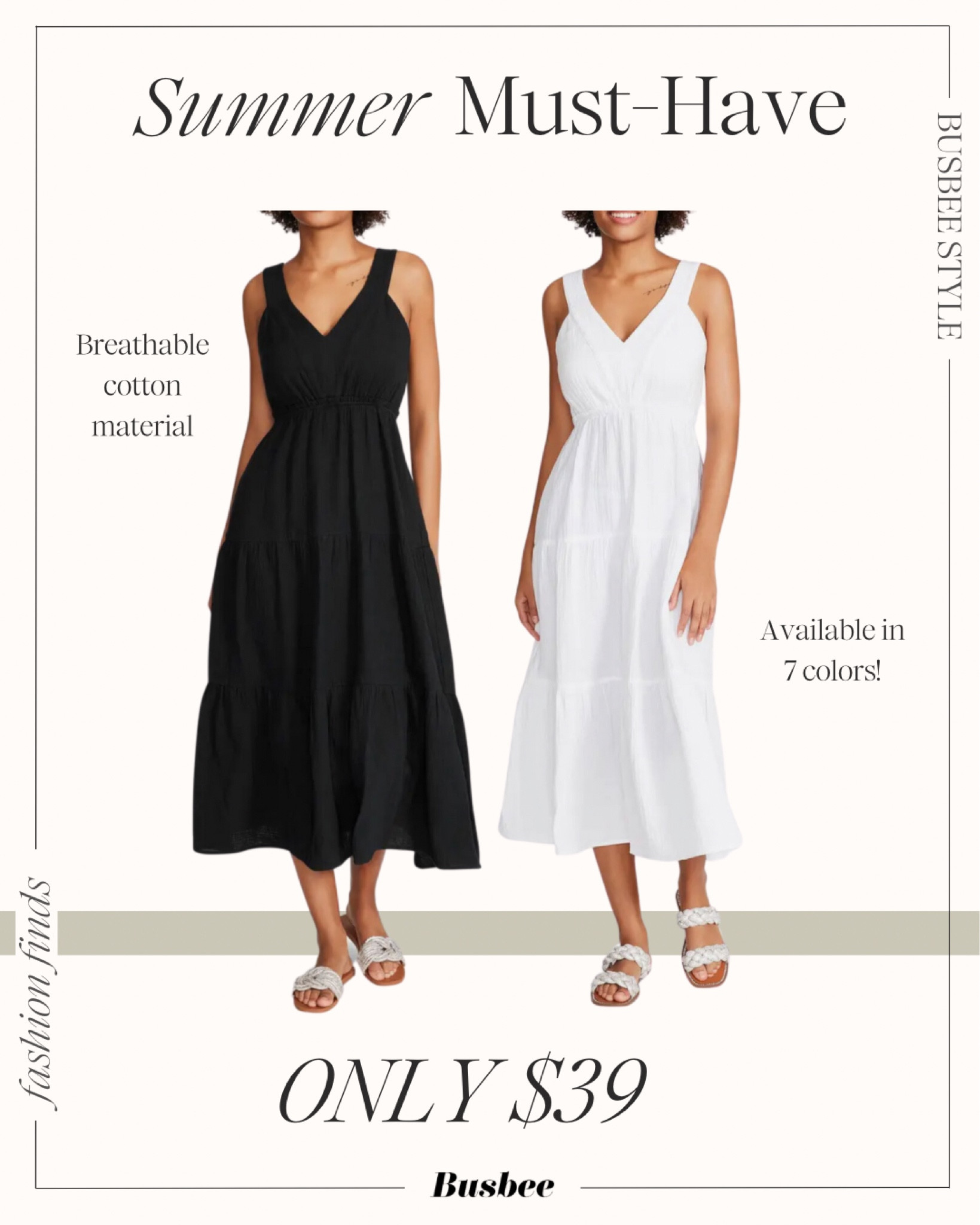 Amira Tiered Cotton Midi Dress curated on LTK