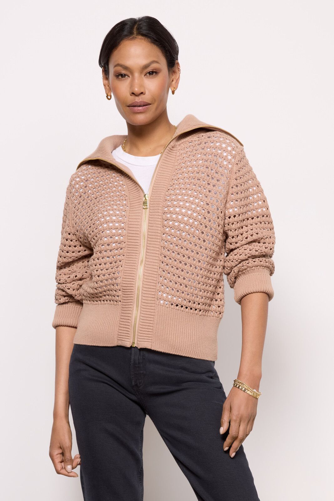 Eloise Full Zip Knit curated on LTK