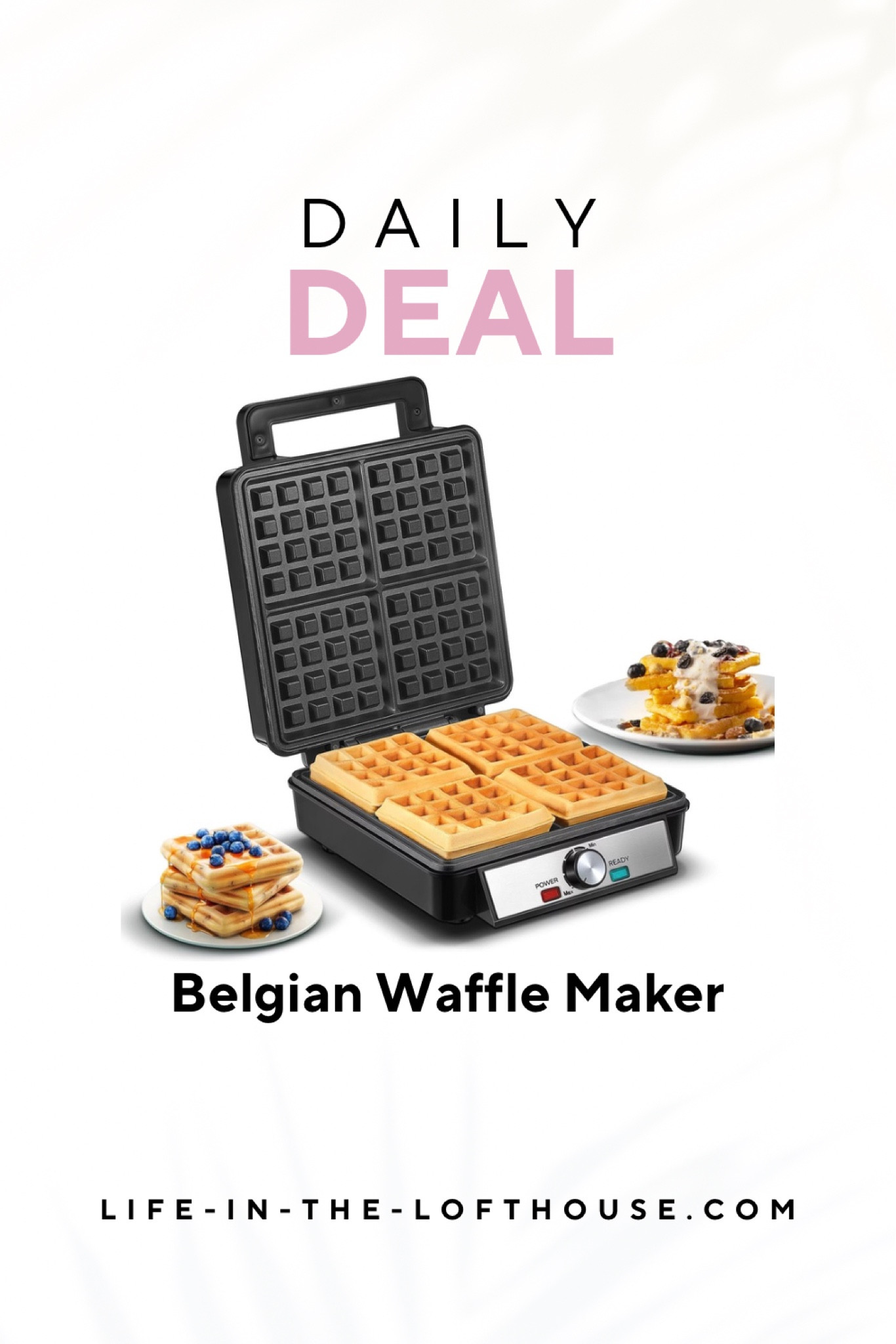 1200W Belgian Waffle Maker with … curated on LTK