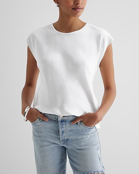 Satin Crew Neck Gramercy Tee curated on LTK