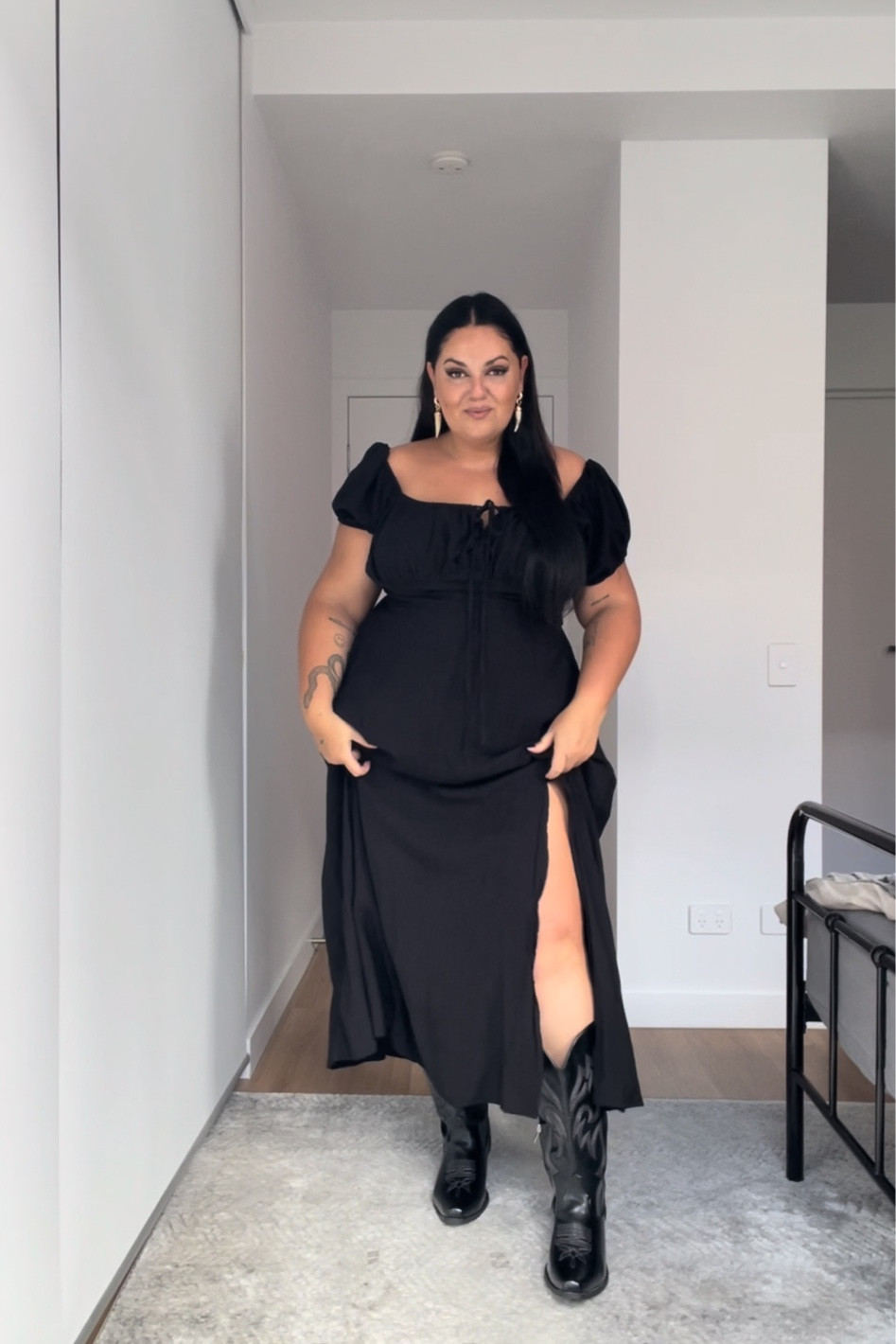 Abbie Split Maxi Dress - mocha curated on LTK