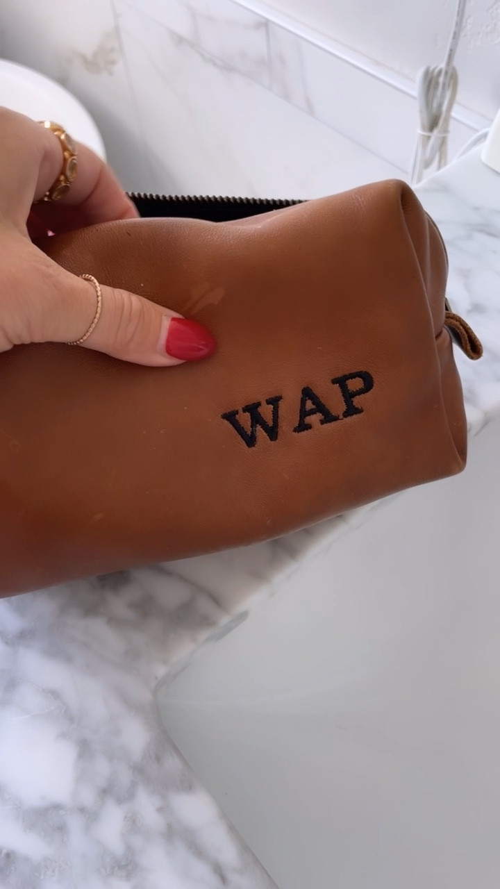 Personalized Leather Toiletry Bag … curated on LTK