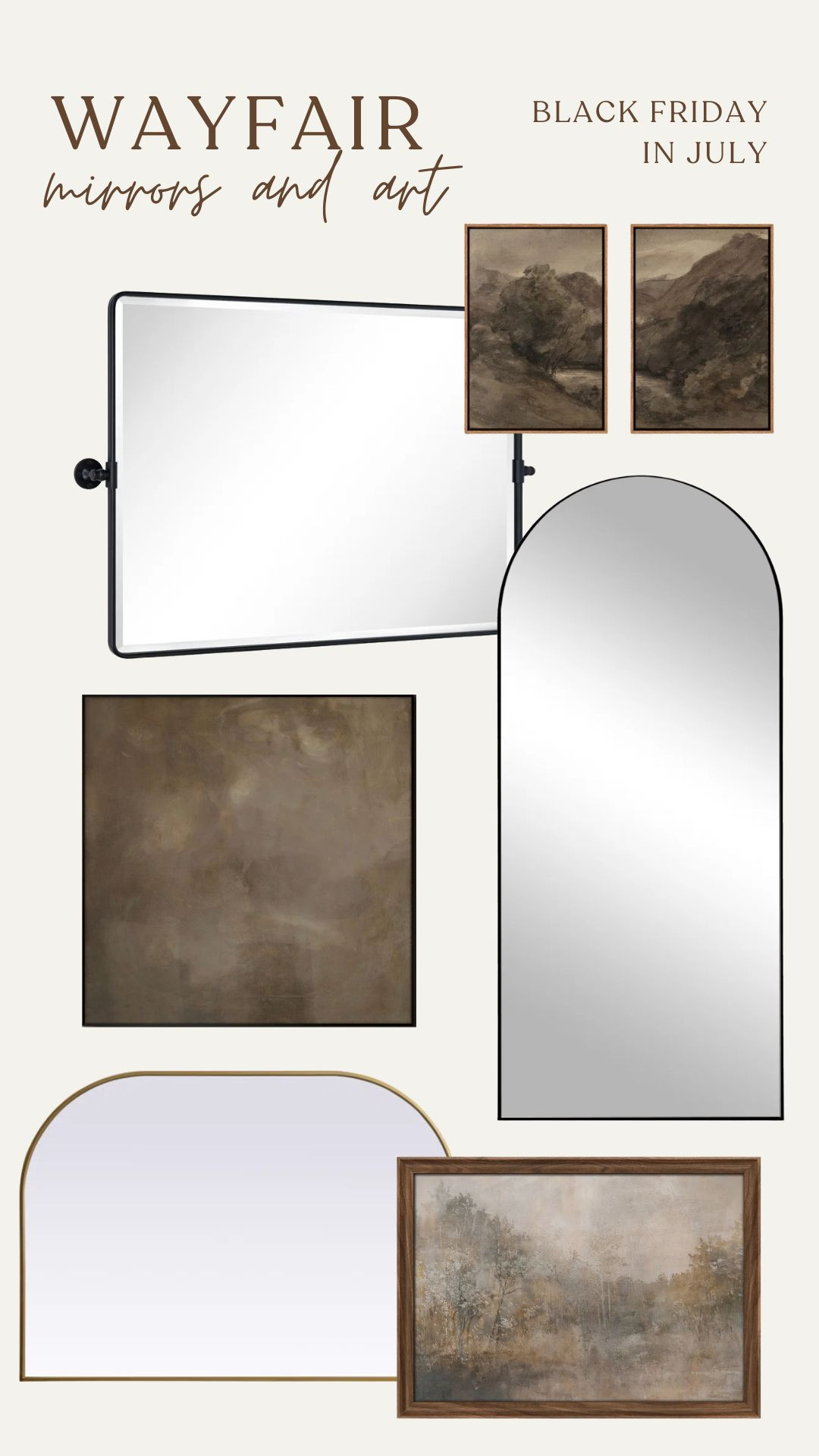 Sabine Metal Wide Arch Wall Mirror curated on LTK
