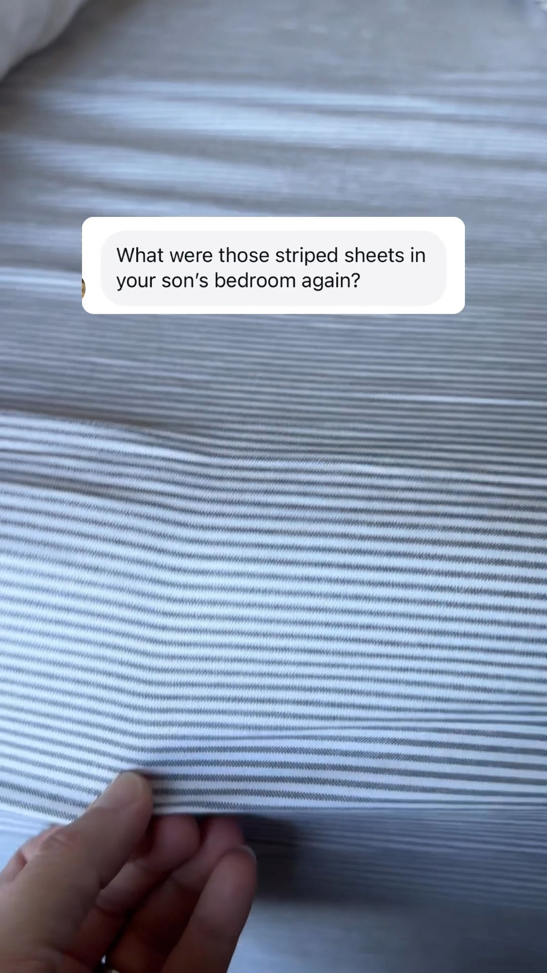 Cotton Percale Microstripe Sheet … curated on LTK