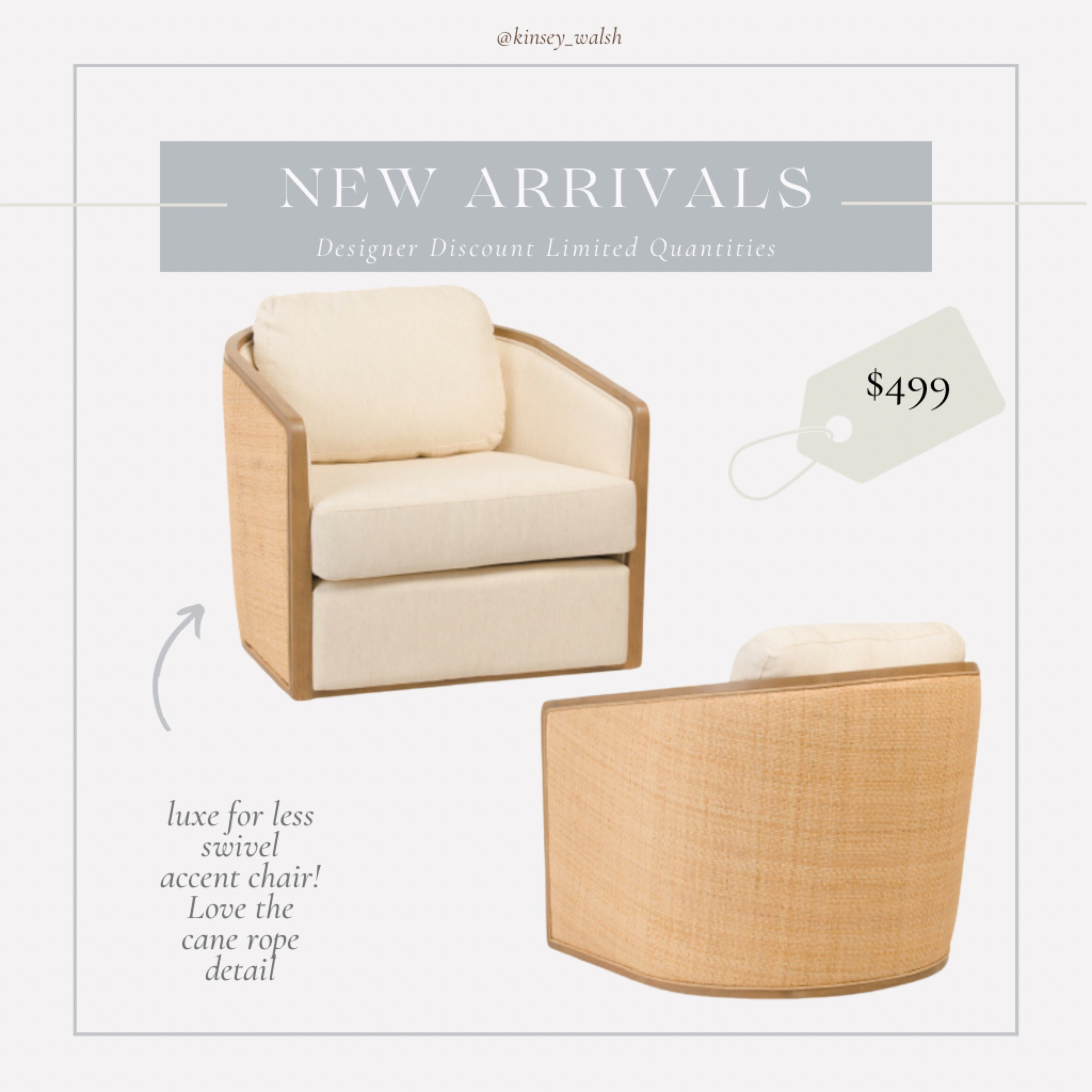 Bahra Rattan Accent Chair curated on LTK