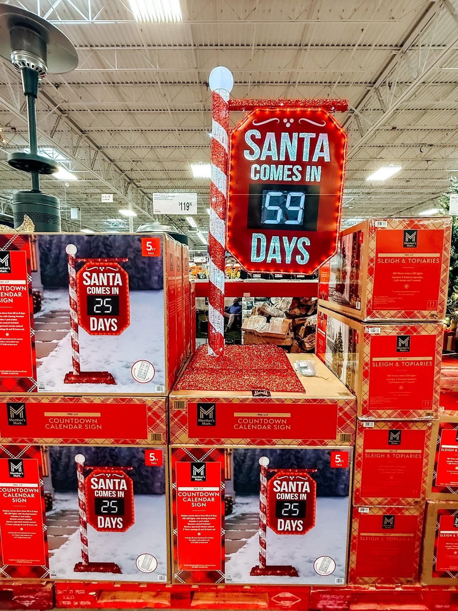 Member's Mark 5' Pre-Lit Santa … curated on LTK