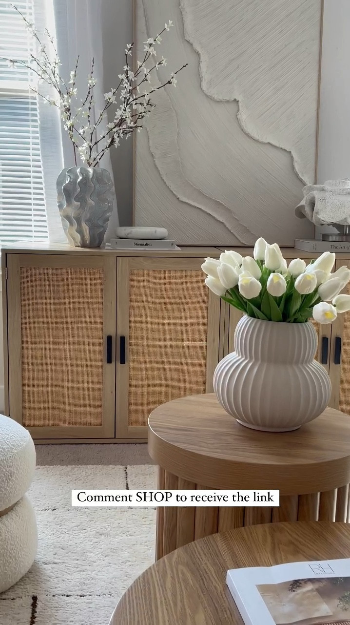 White Marble Ribbed Bowl, Large curated on LTK