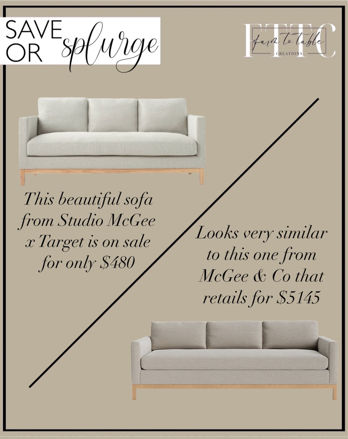 Woodland Hills Wood Base Sofa … curated on LTK