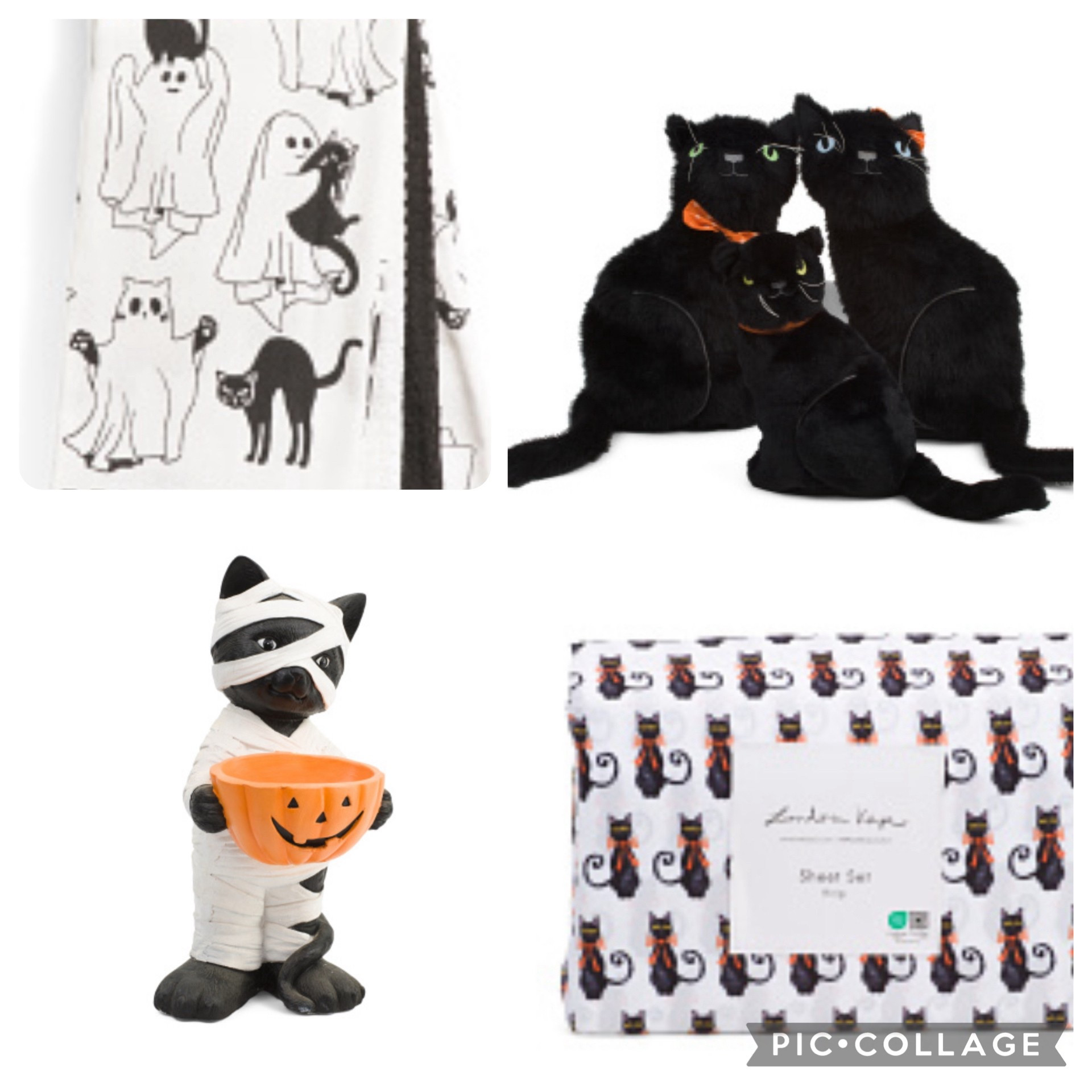 Halloween Black Cat Sheet Set curated on LTK
