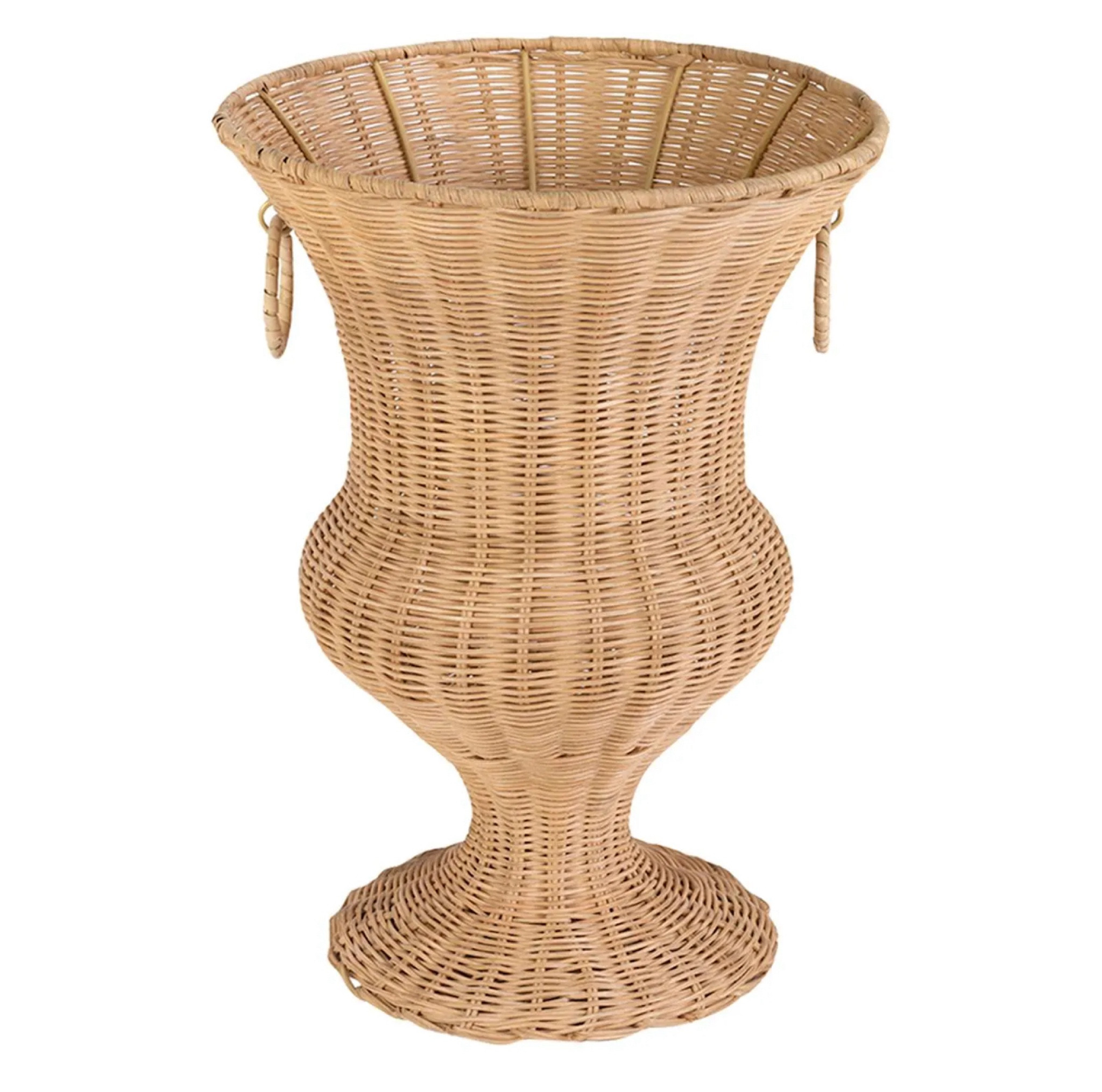 Rattan Vase with Handles, 14" curated on LTK