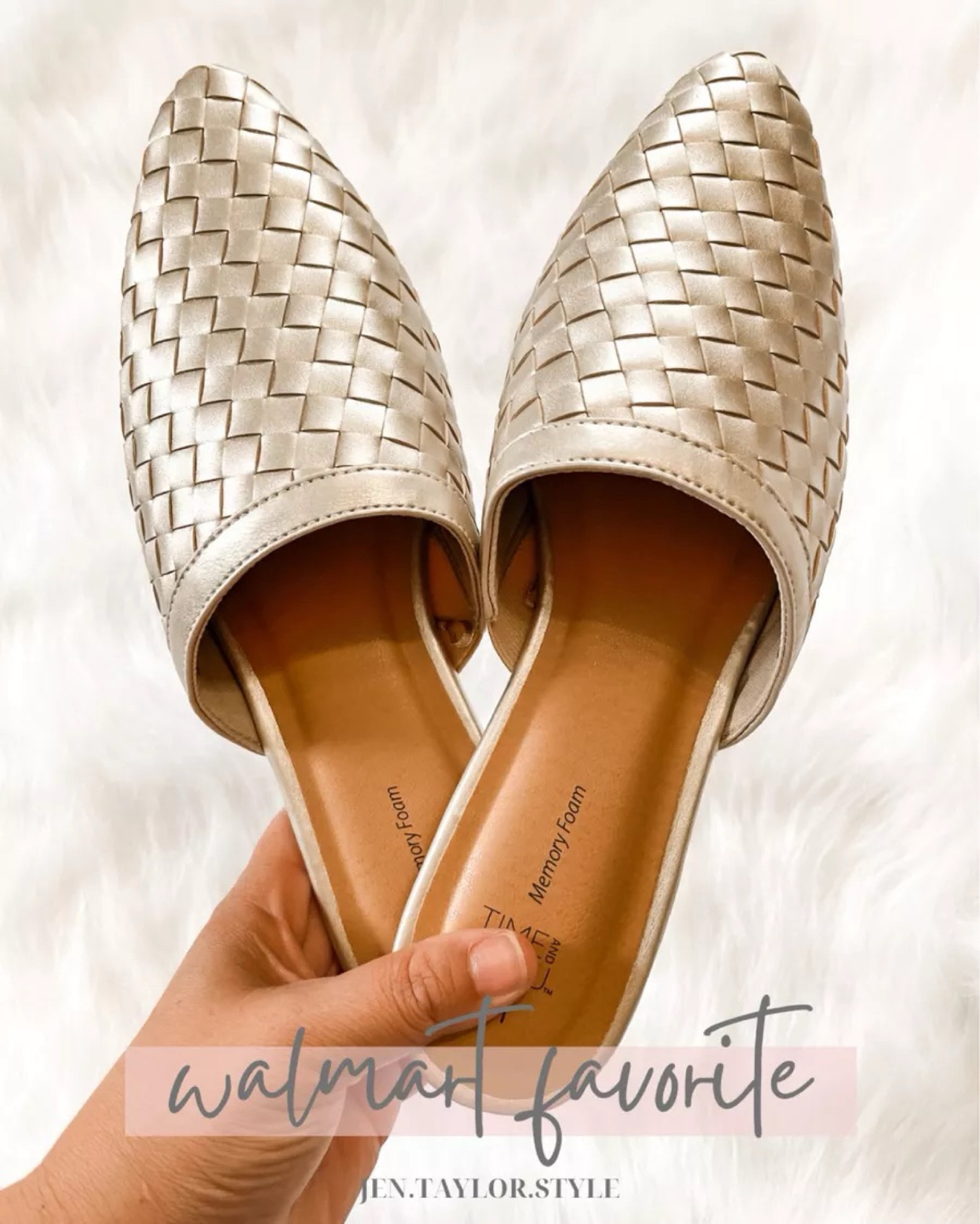 Time and Tru Women's Woven Mules curated on LTK