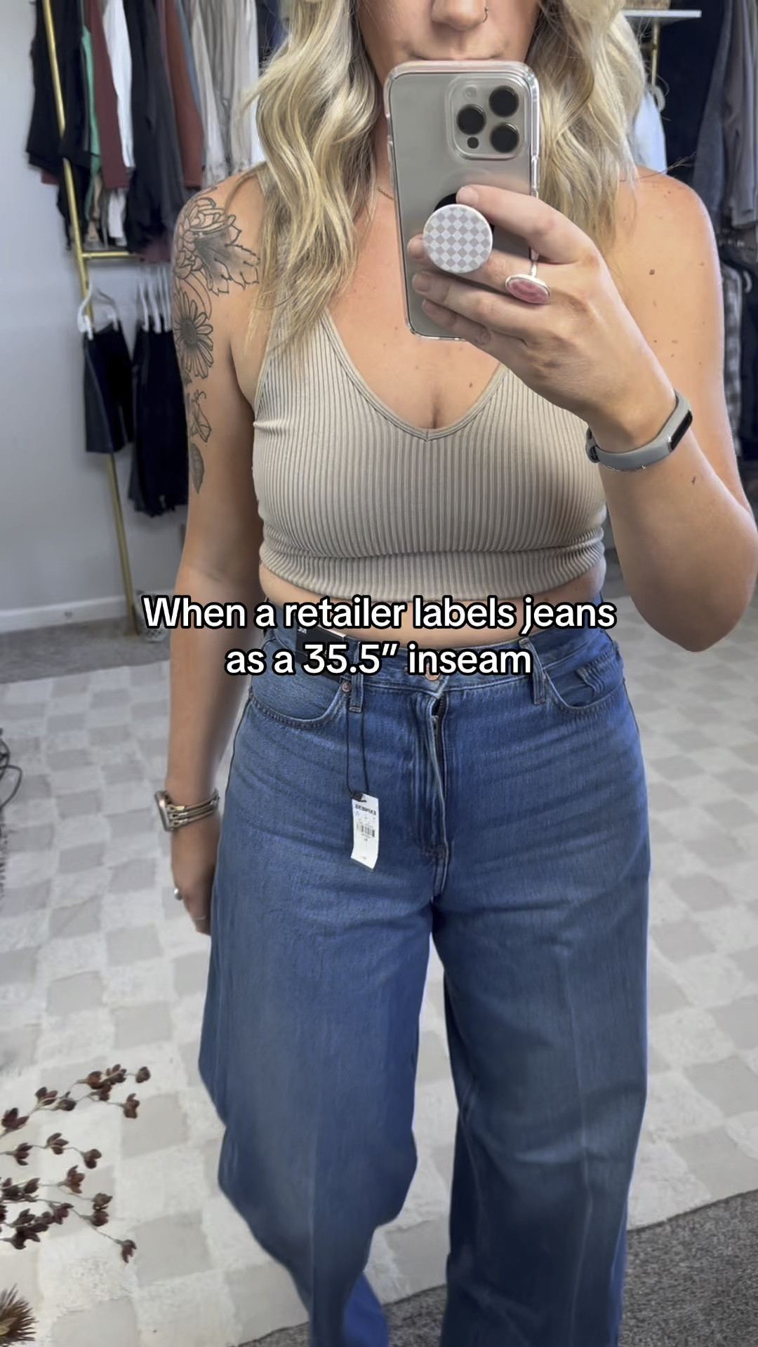 Super High Waisted Medium Wash Raw … curated on LTK