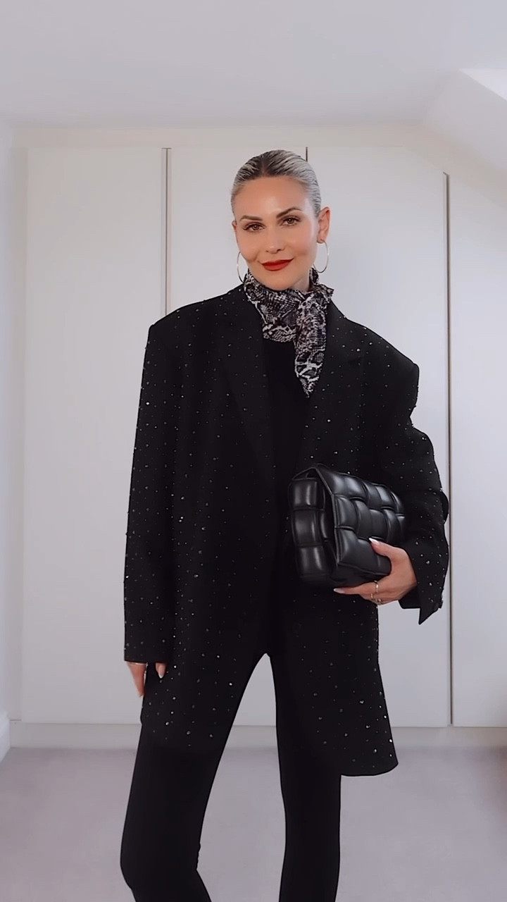 Shimmering blazer curated on LTK