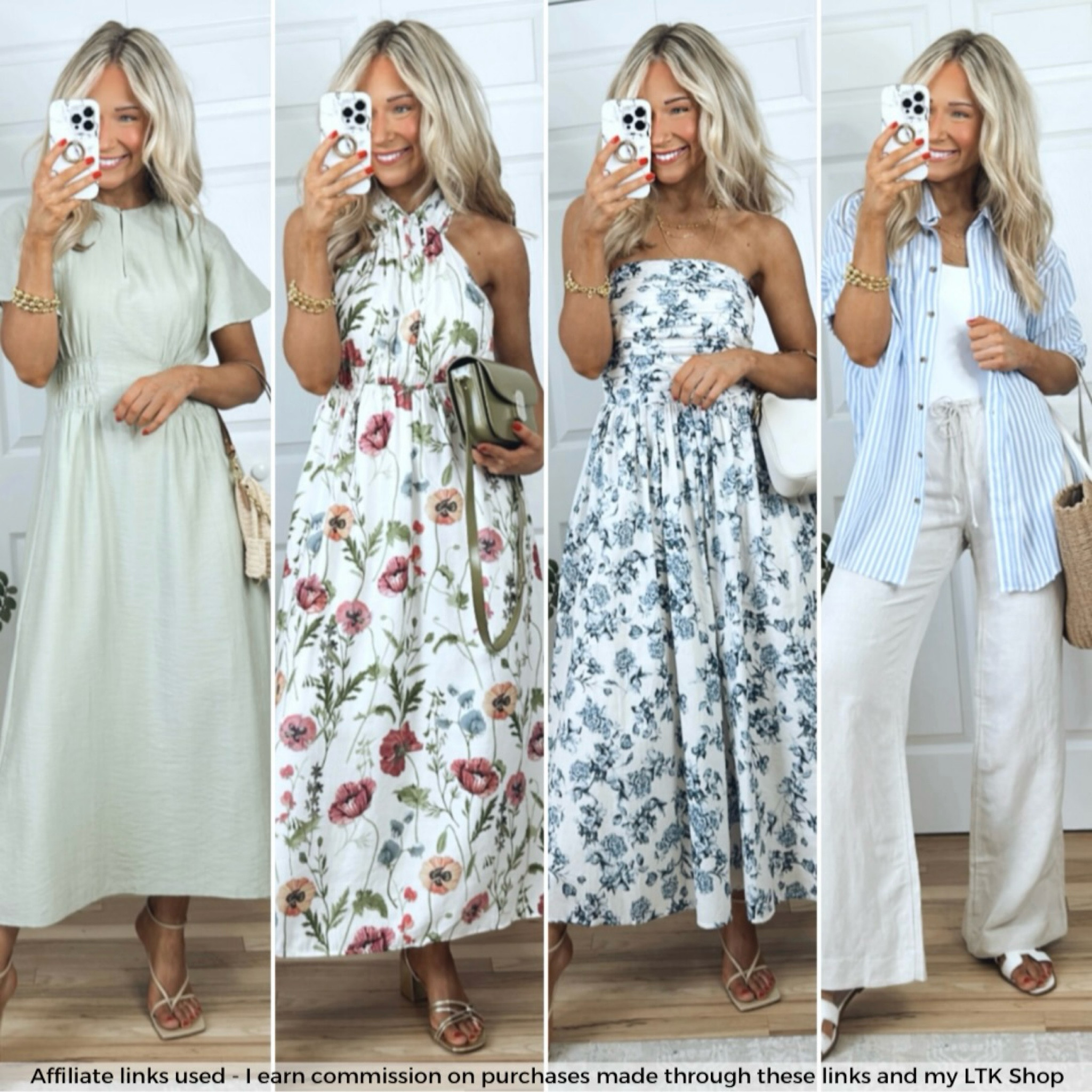 Long Smocked-waist Dress curated on LTK