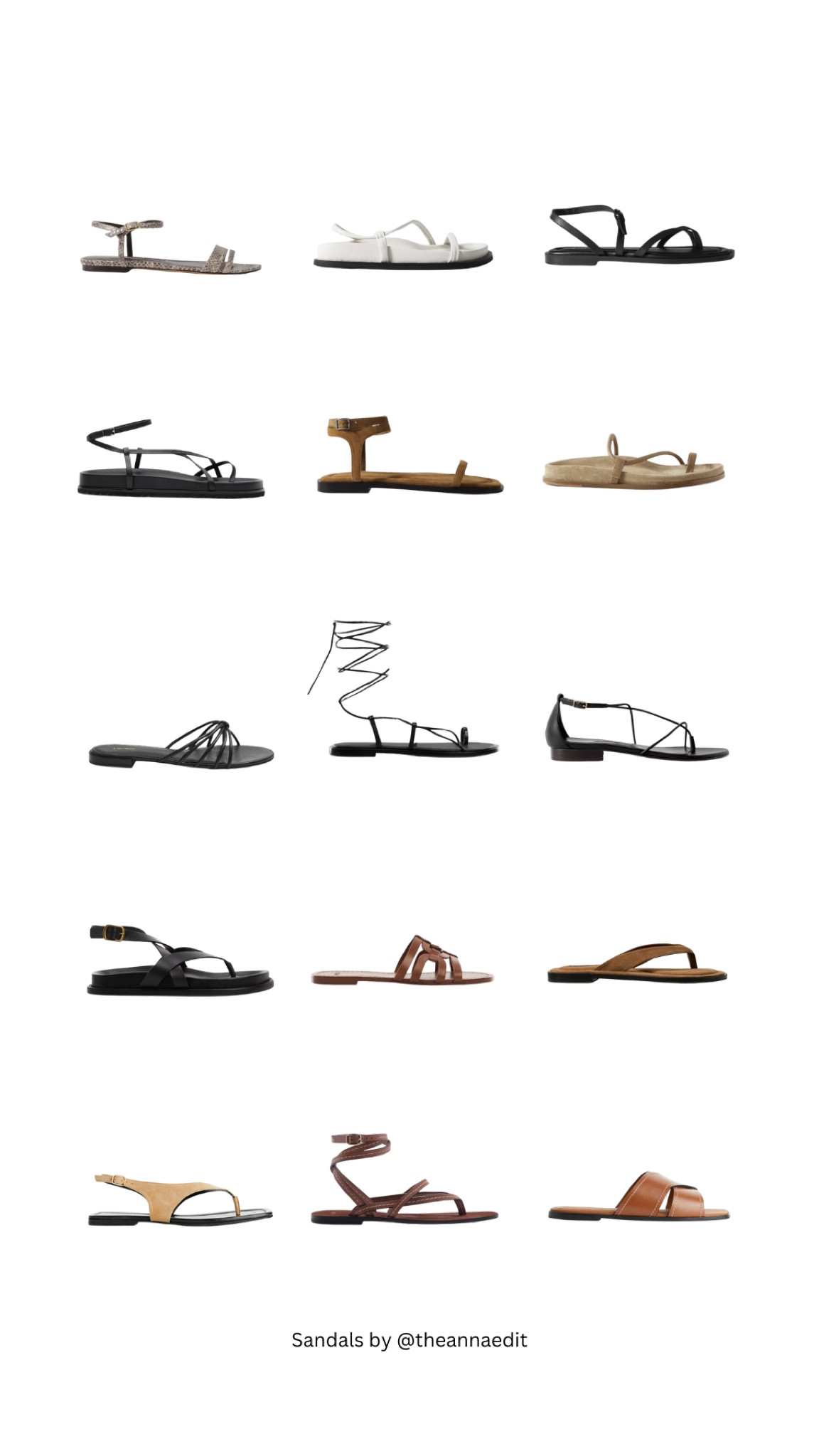 Twist leather slingback sandals curated on LTK