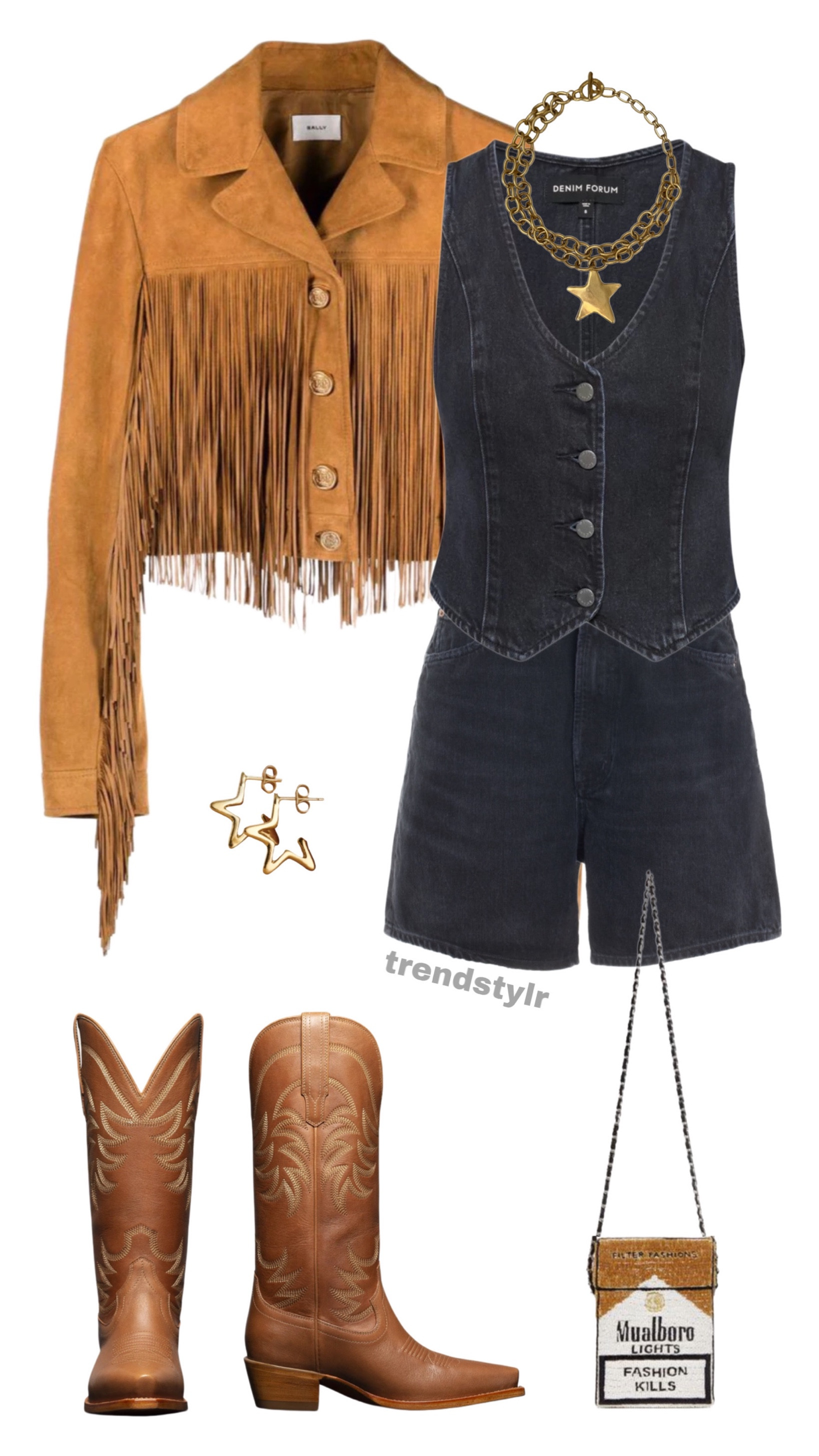 THE '90S MIA DENIM VEST curated on LTK