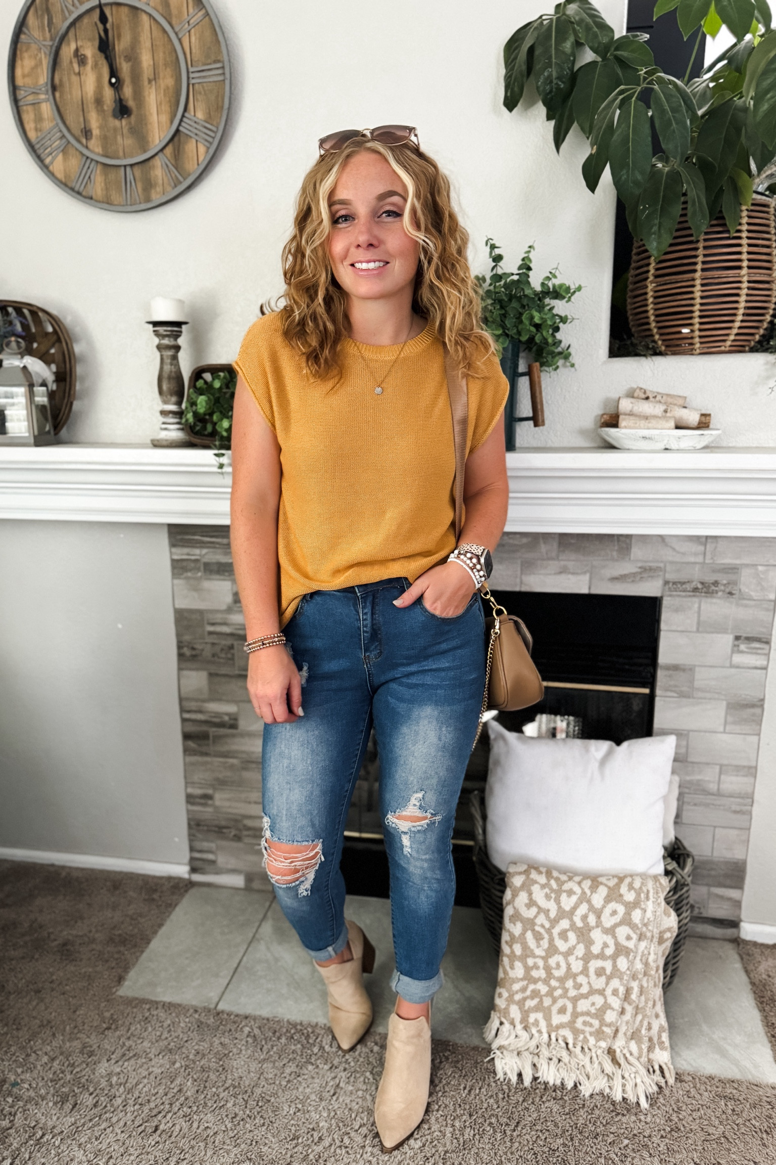 Cap Sleeve Summer Tops Waffle Knit … curated on LTK