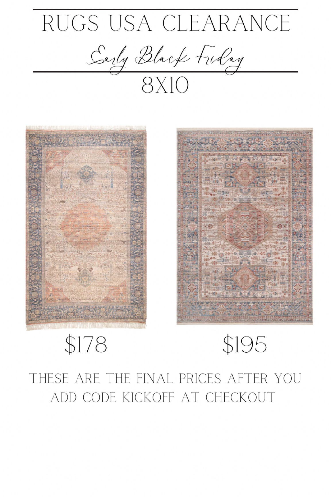 Multicolor Clouded Medallion Area … curated on LTK