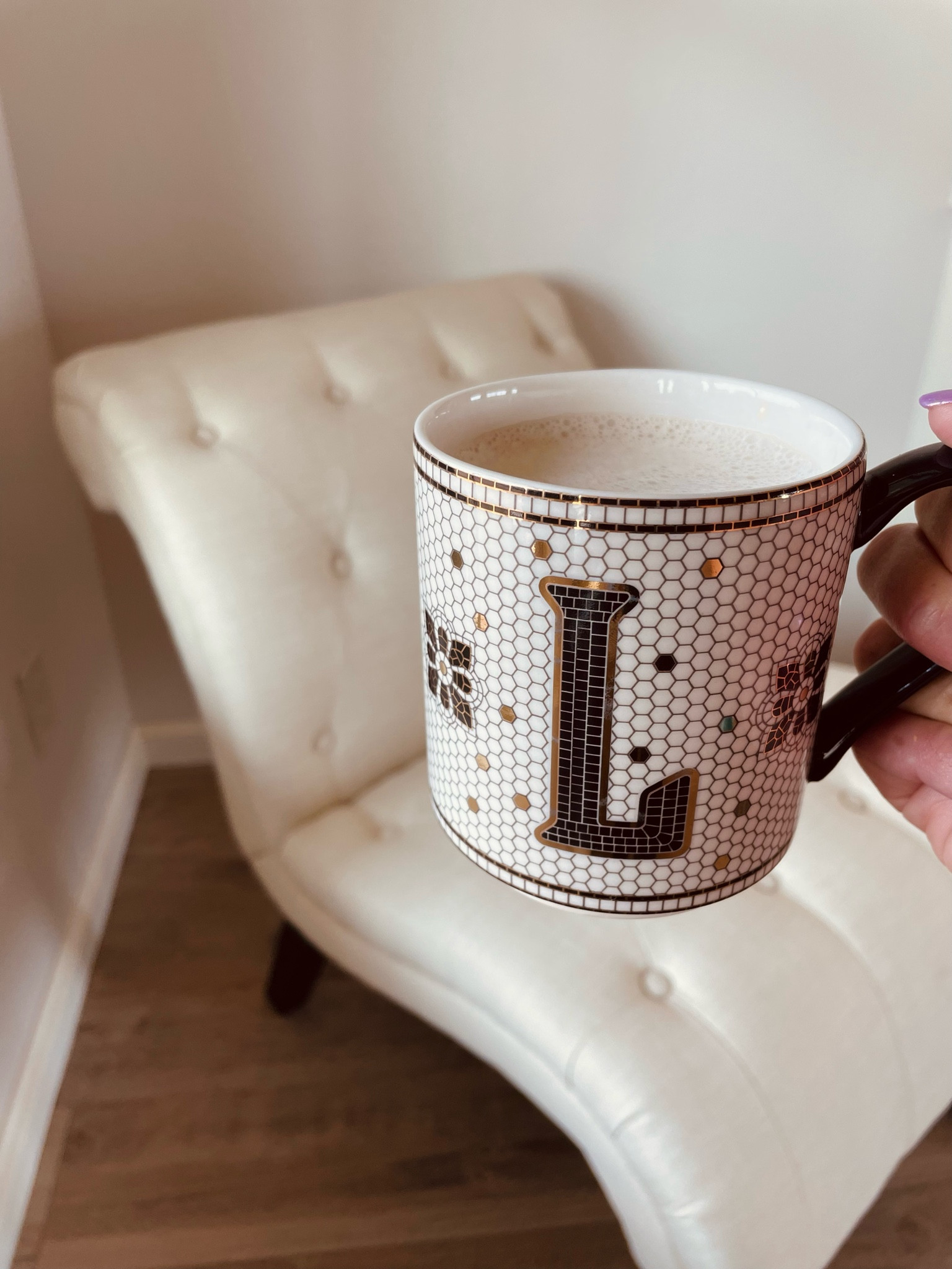Bistro Tile Margot Monogram Mug curated on LTK