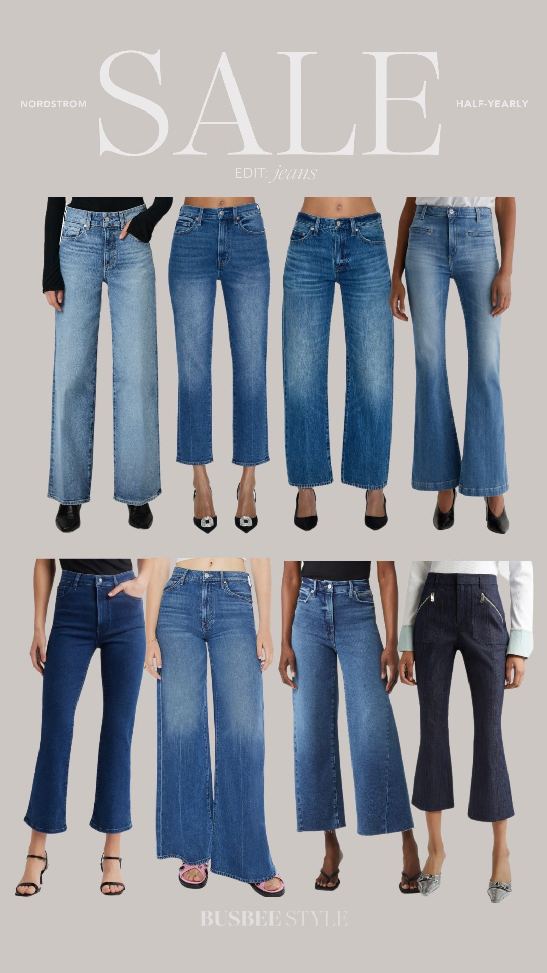 Sasha High Waist Wide Leg Jeans curated on LTK