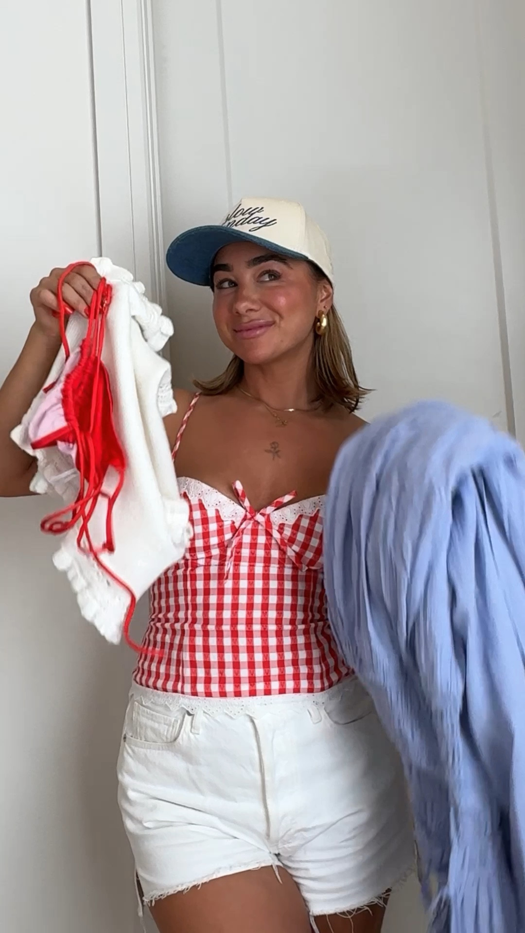 Peggy Bustier Top in Red & White … curated on LTK