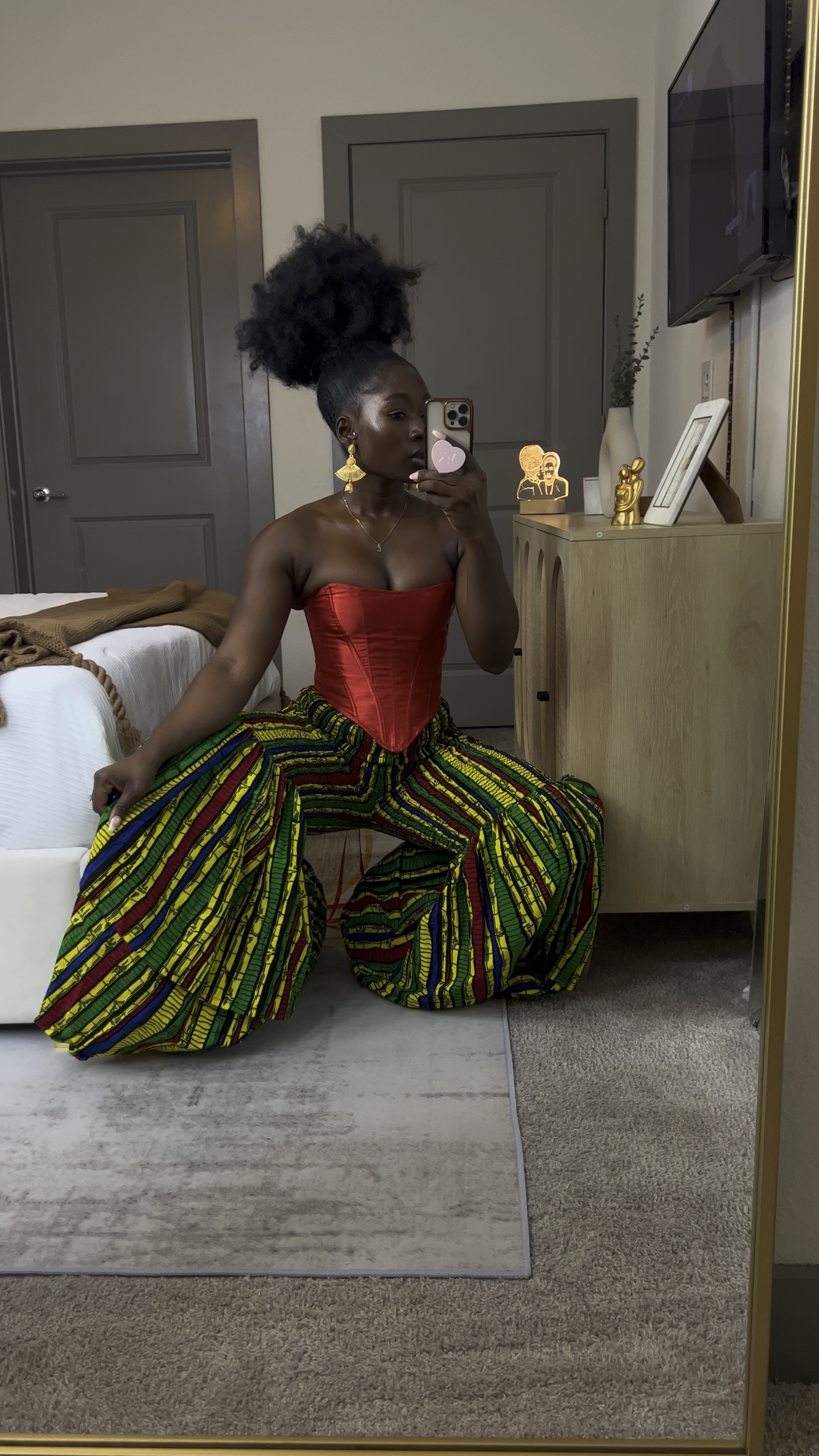 Floral Pattern Grommet Lace Up … curated on LTK