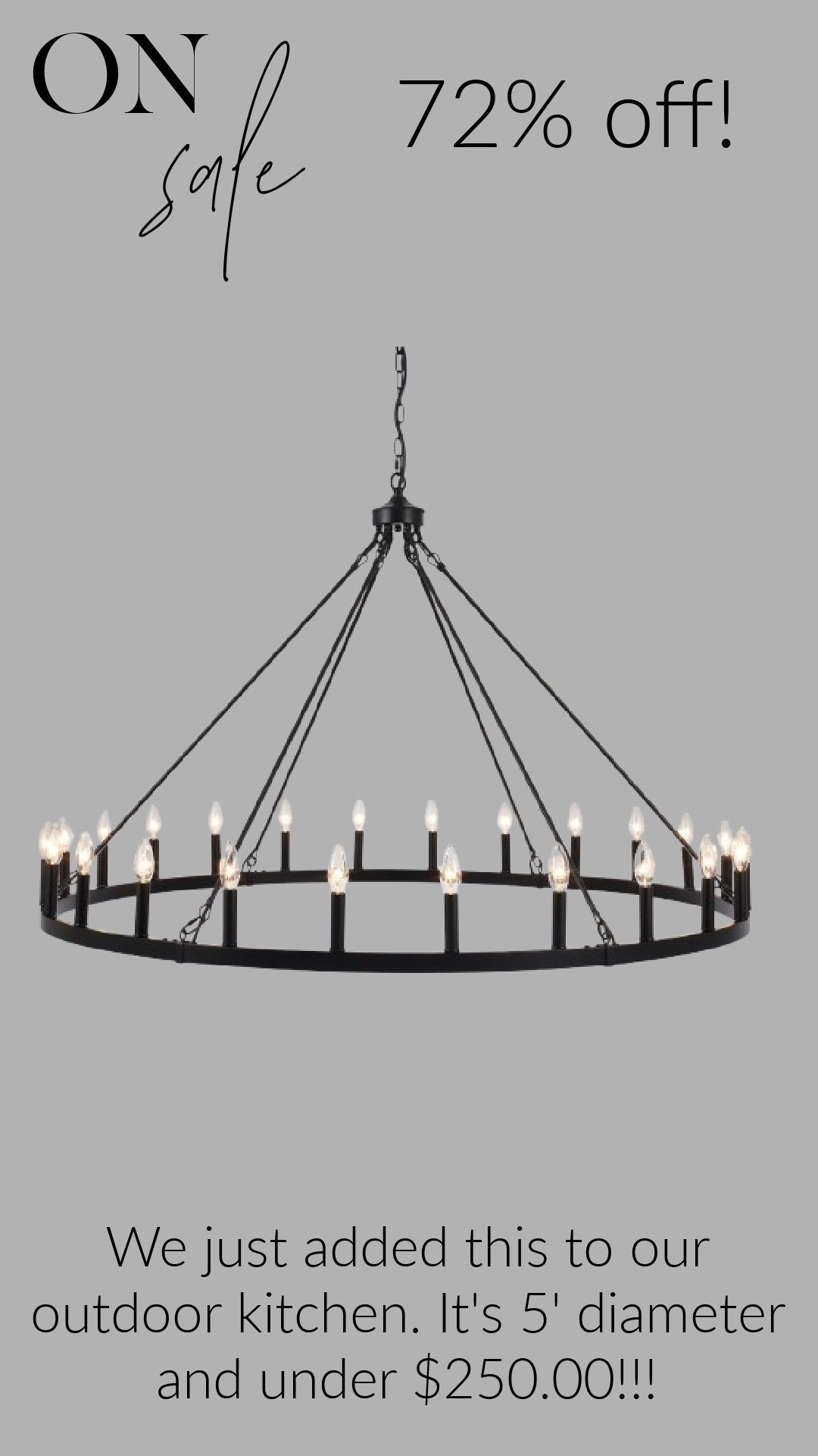 Yeraldine 36 - Light 60in. Lagre … curated on LTK