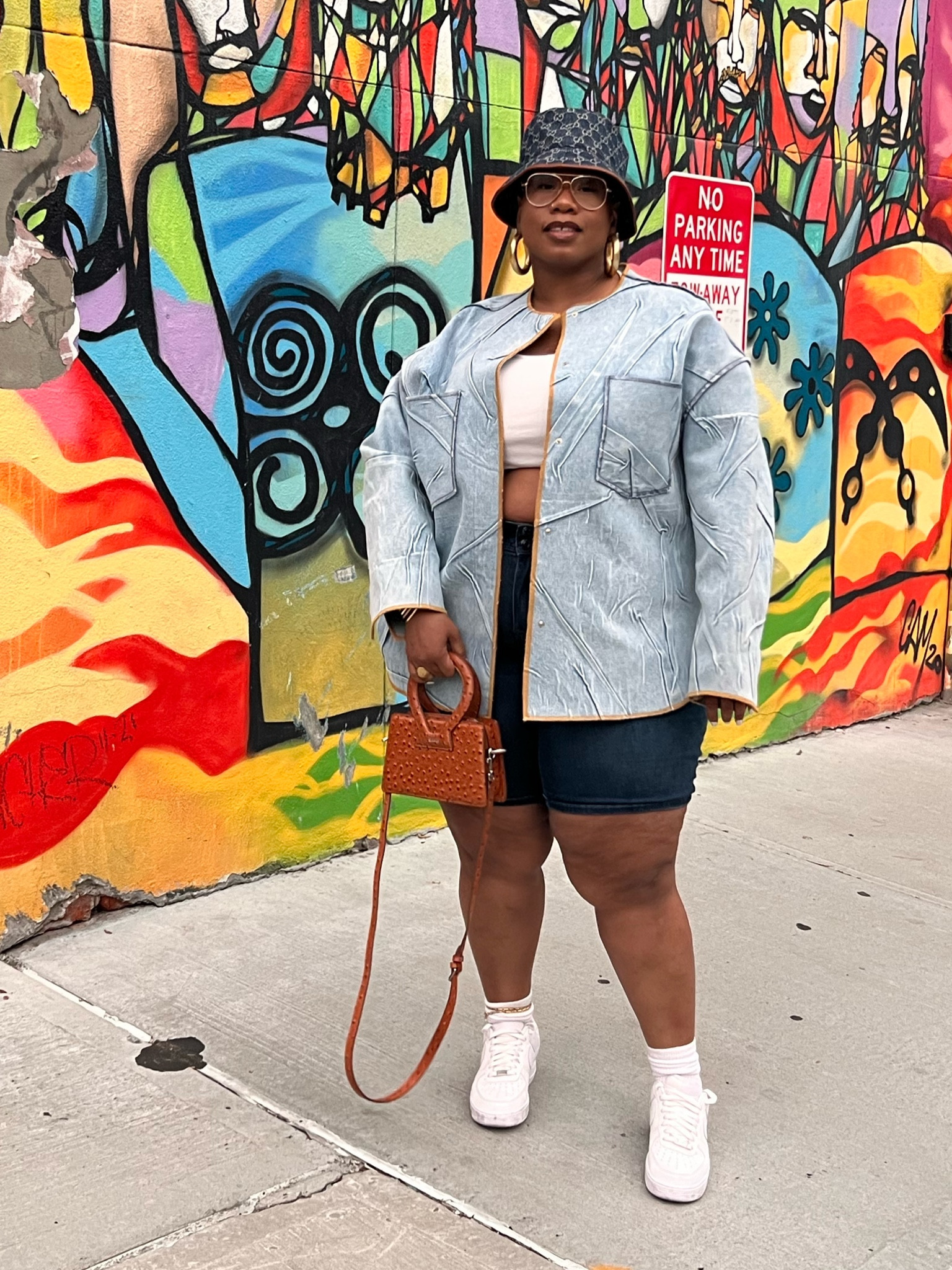 Oversize Creased Denim Jacket curated on LTK