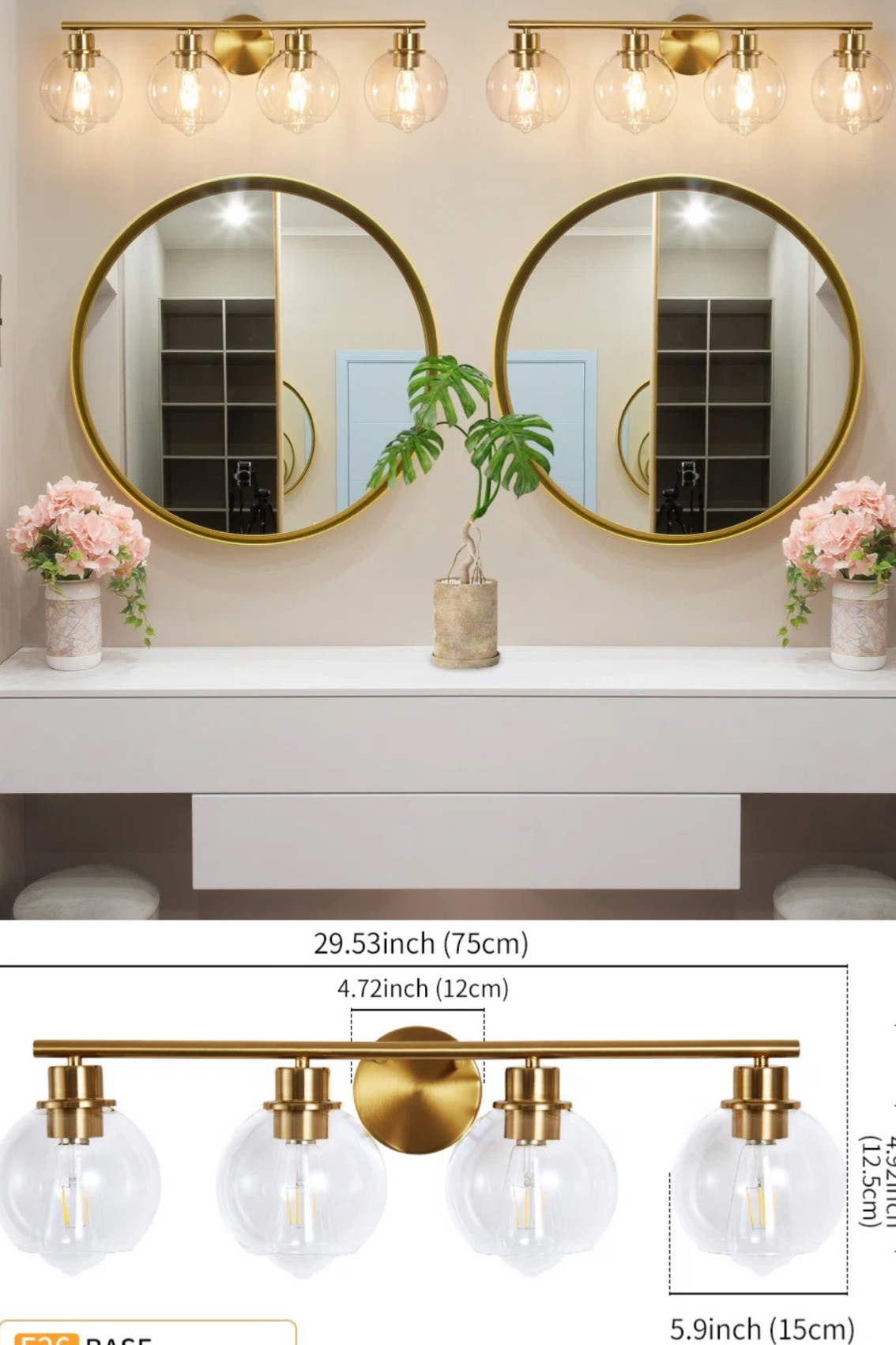 Aanay Dimmable Bathroom Vanity … curated on LTK