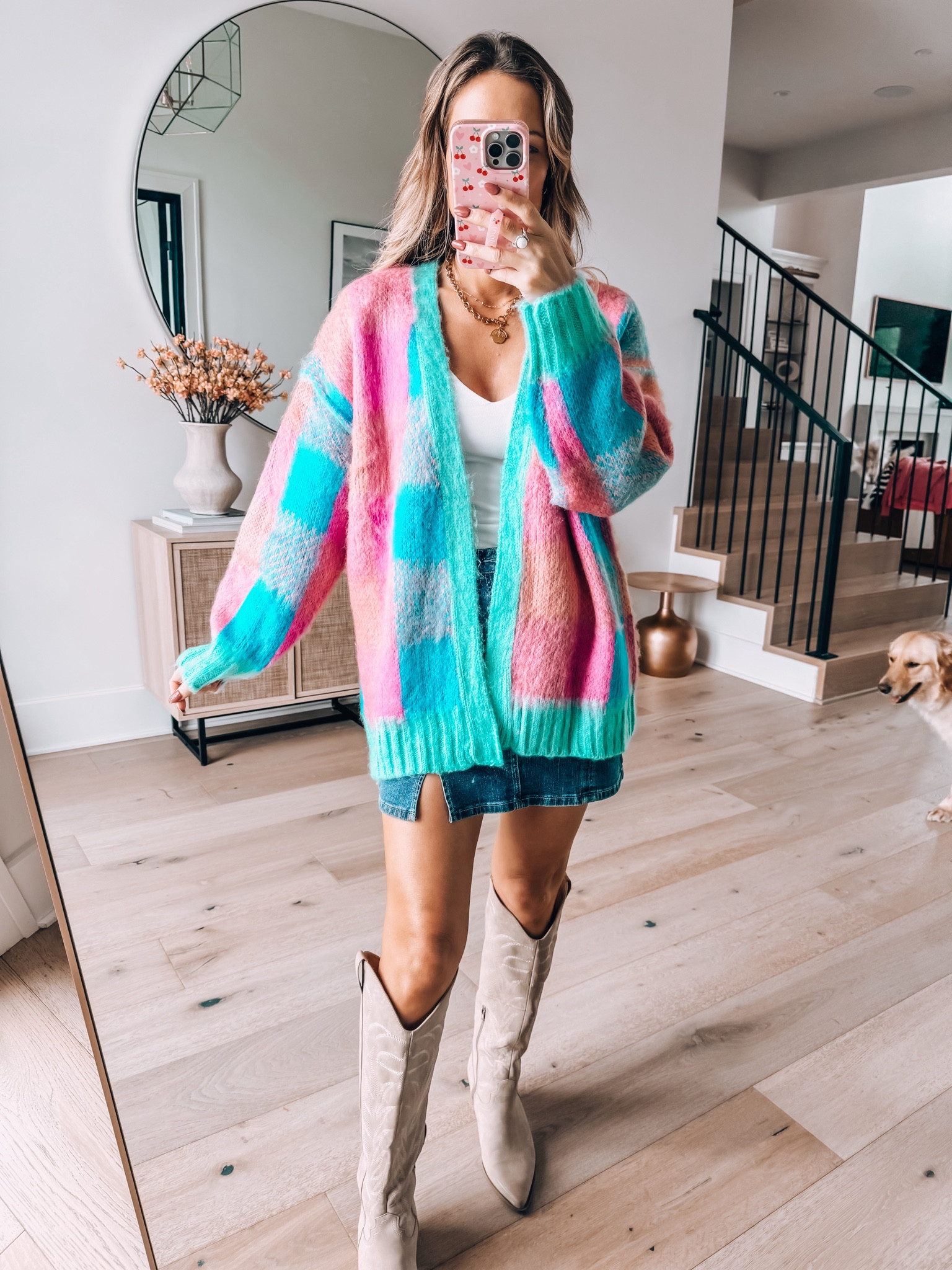 Shania Tan Tall Cowboy Boot curated on LTK