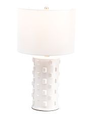 Ceramic Knobby Table Lamp curated on LTK