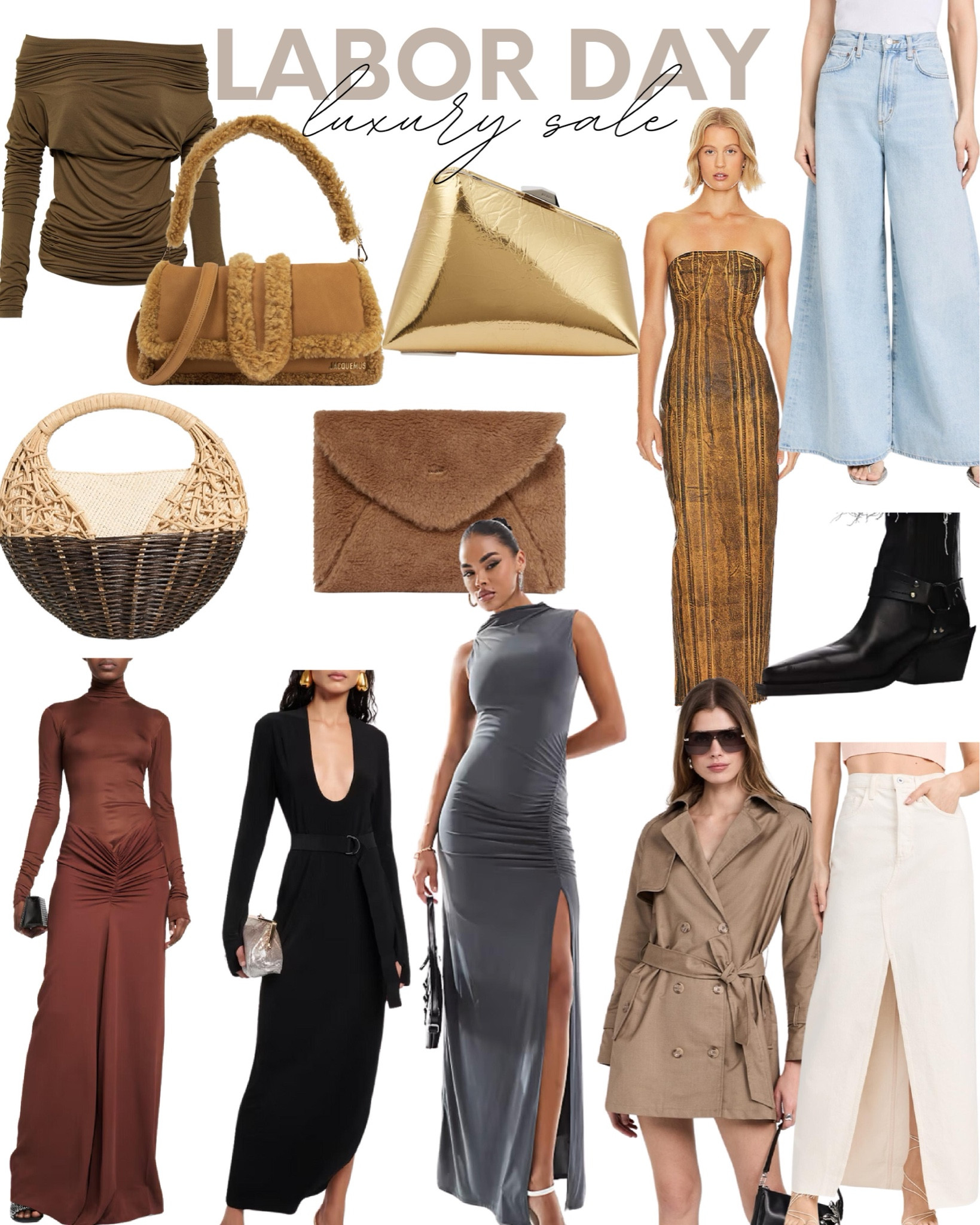 Fusion gathered maxi dress curated on LTK