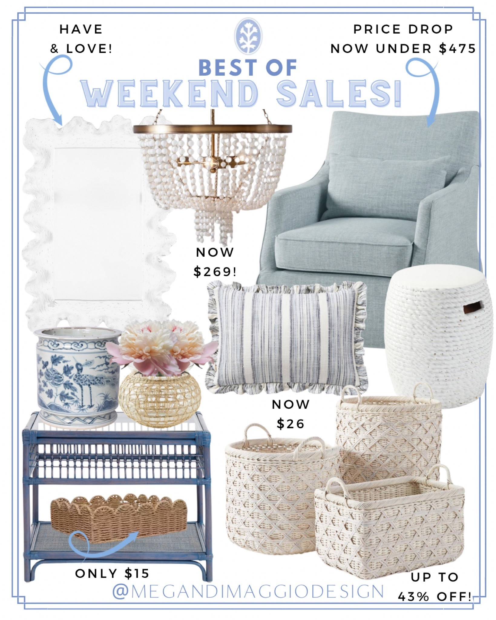 Atoll Rectangular Mirror curated on LTK