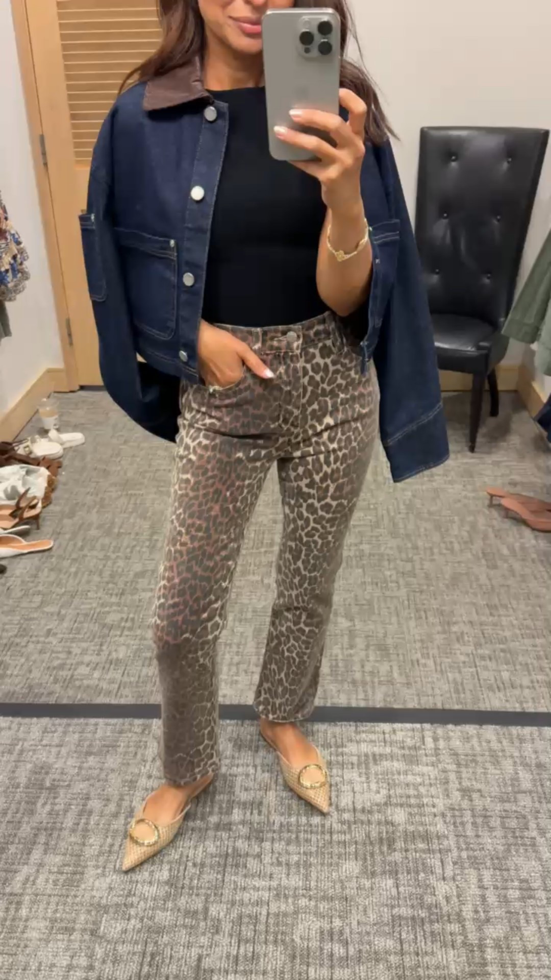 DAZE Shy Leopard Print Kick Flare … curated on LTK
