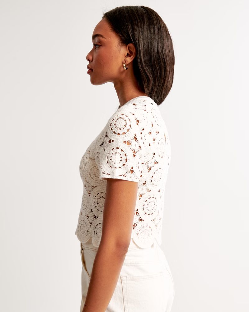 Crochet Mosaic Tile Tee curated on LTK