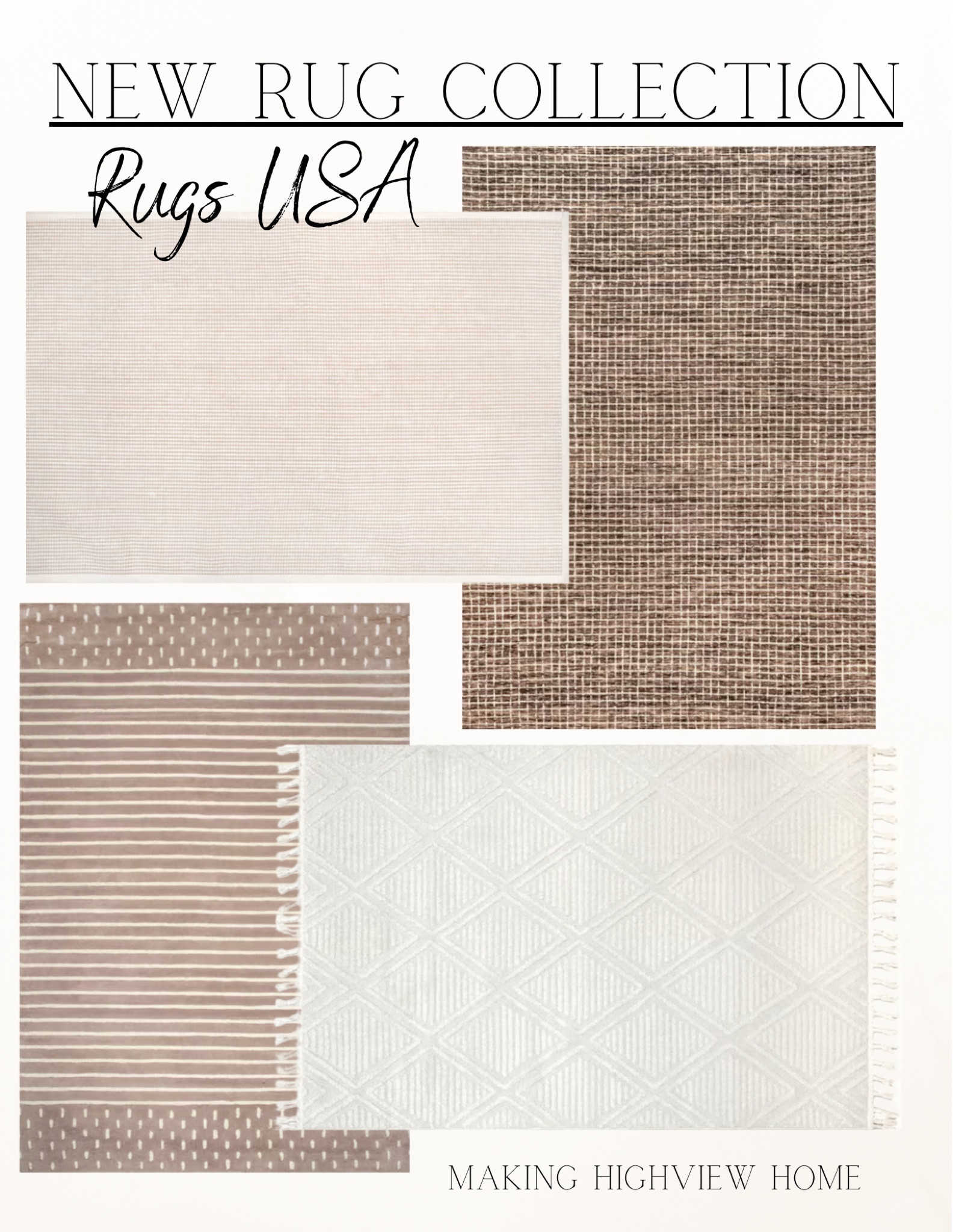 Beige Mandia Striped Area Rug curated on LTK