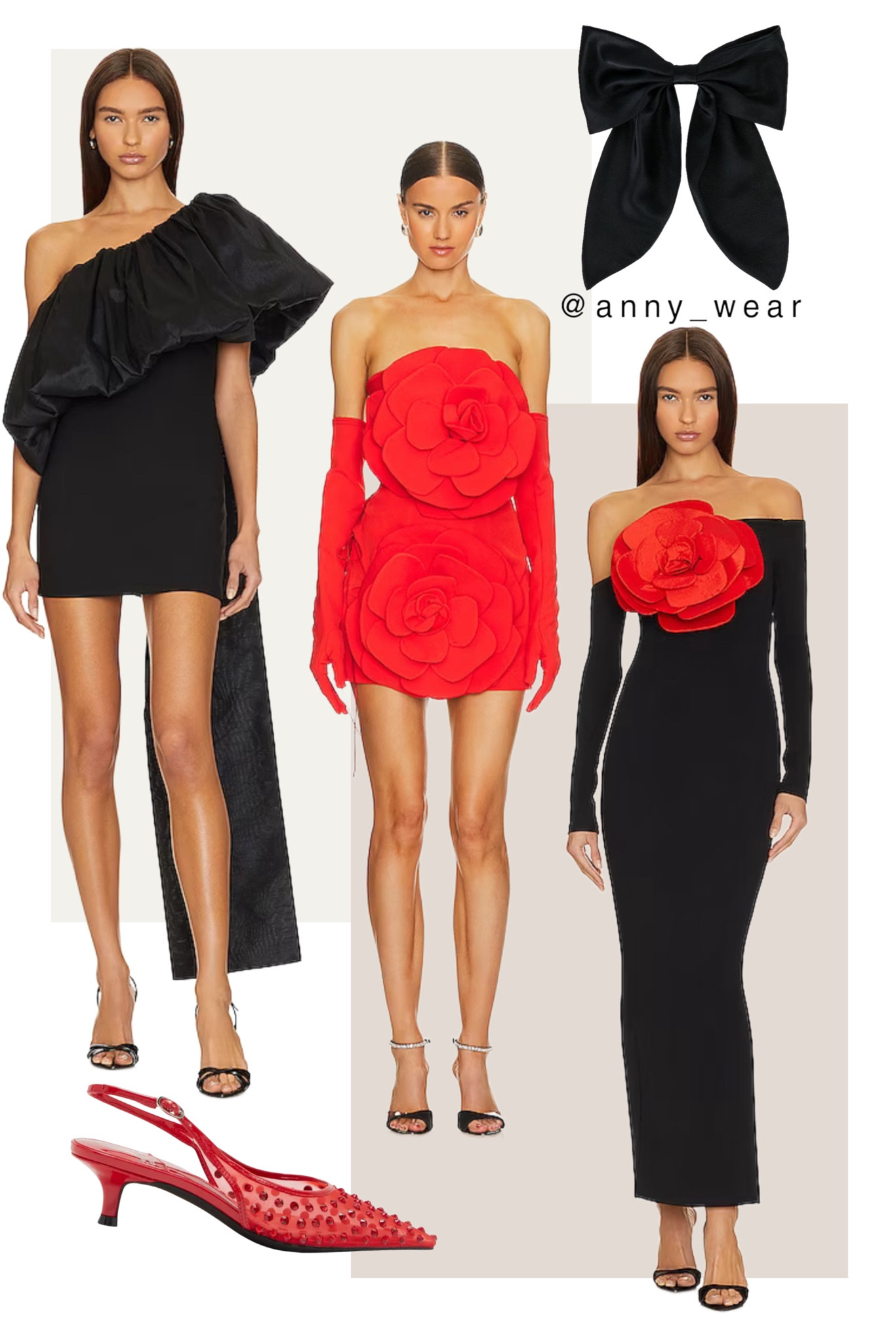 Isabella Dress With Puff in Black curated on LTK